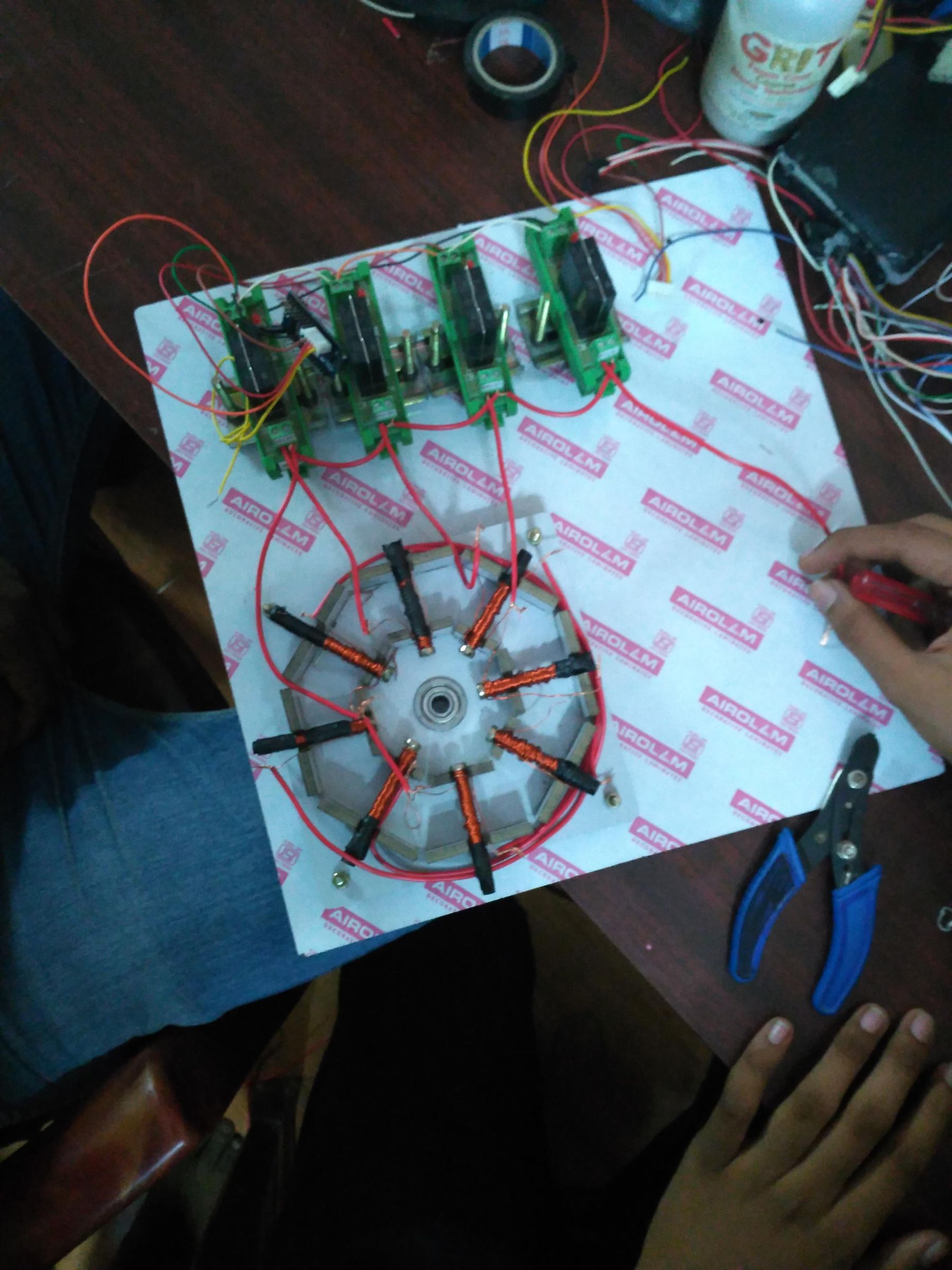 DIY - Self Made STEPPER MOTOR (electromagnetics) : 6 Steps (with ...