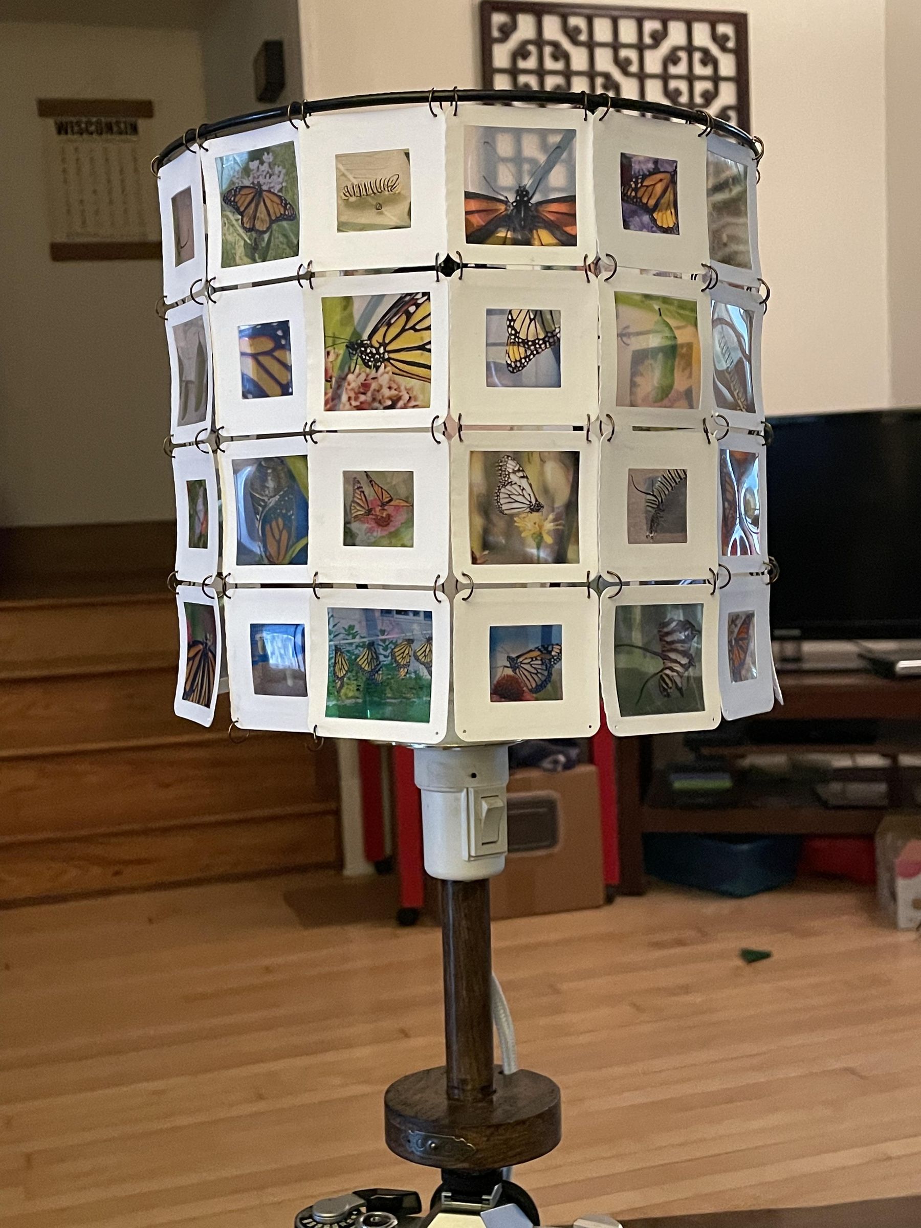 Vintage Camera Lamp With DIY 35mm Slide Shade : 14 Steps (with Pictures ...