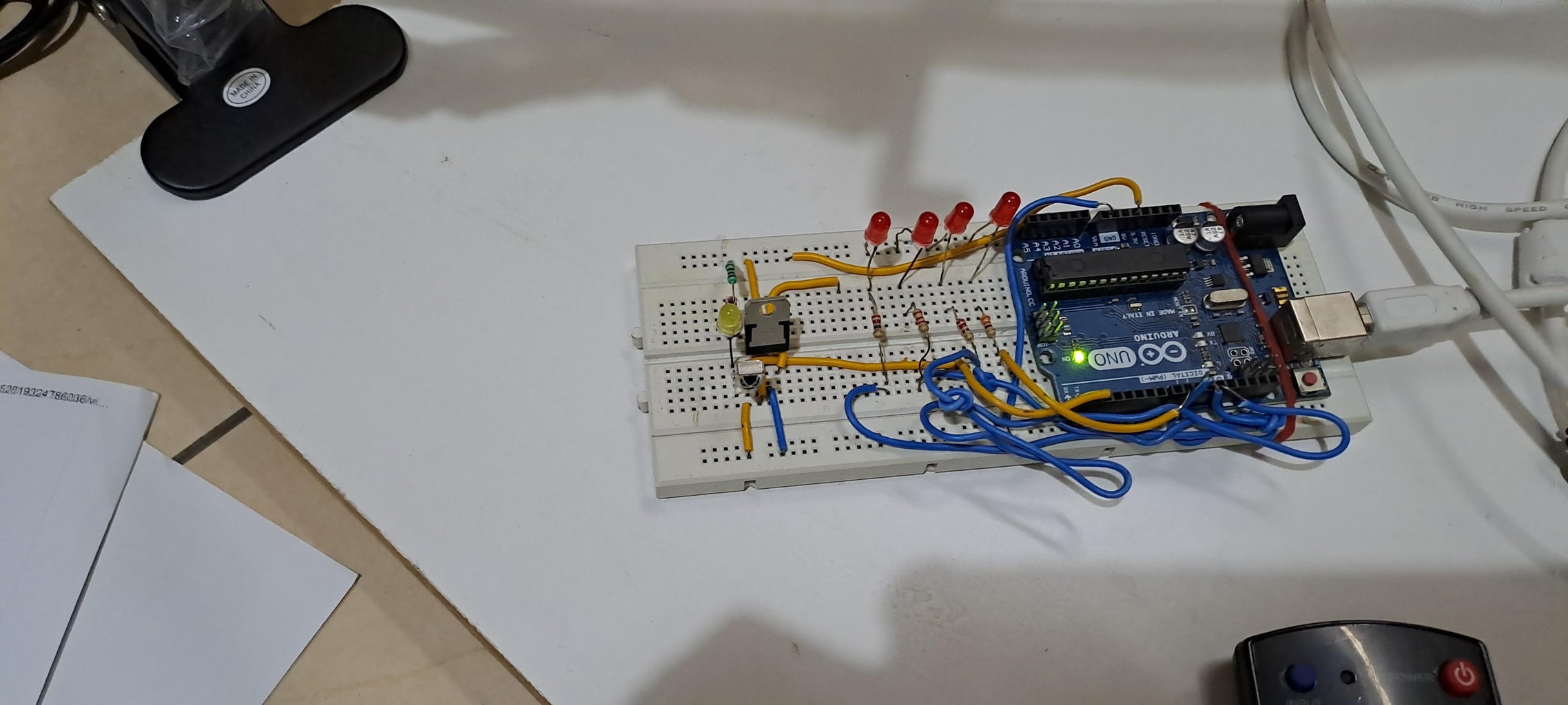 Controlling Arduino With Ir Television Remote Ir Receiver Is Used To Receive Signals From Tv