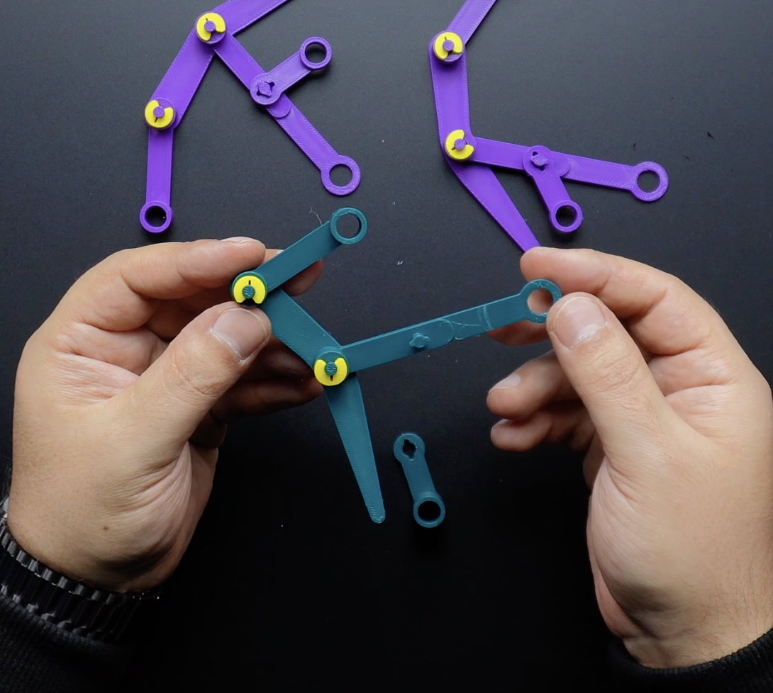 3D Printed Theo Jansen Style Octopod Robot (Arduino Based) : 7 Steps (with Pictures) - Instructables