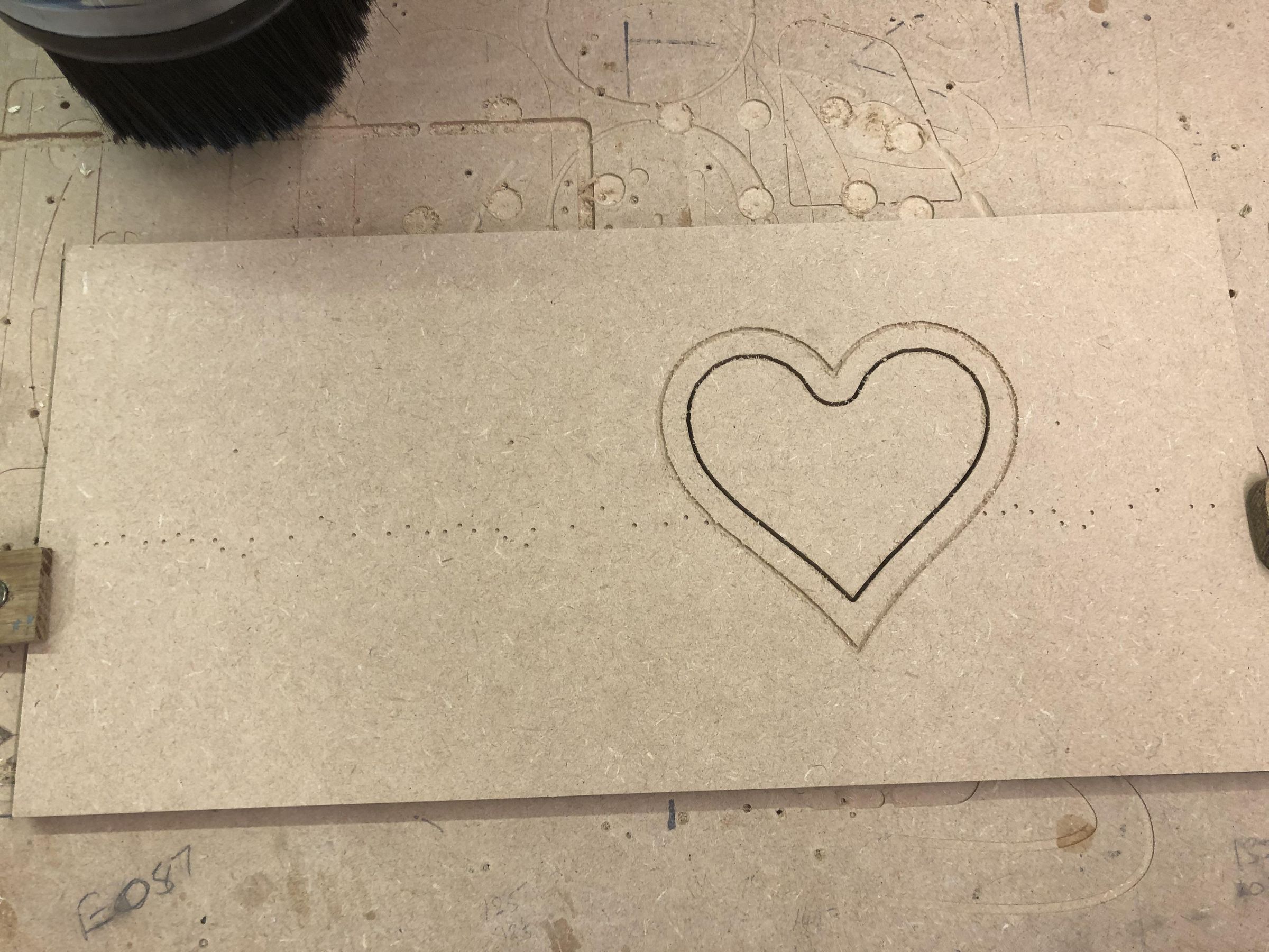 String Art Cardiac Line With Heart and LED's : 8 Steps (with Pictures ...