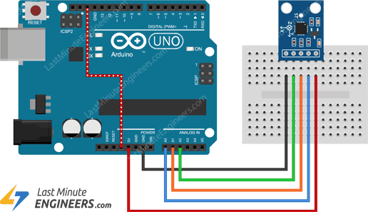 Understanding Accelerometers Interface Adxl335 With Arduino 6 Steps Instructables
