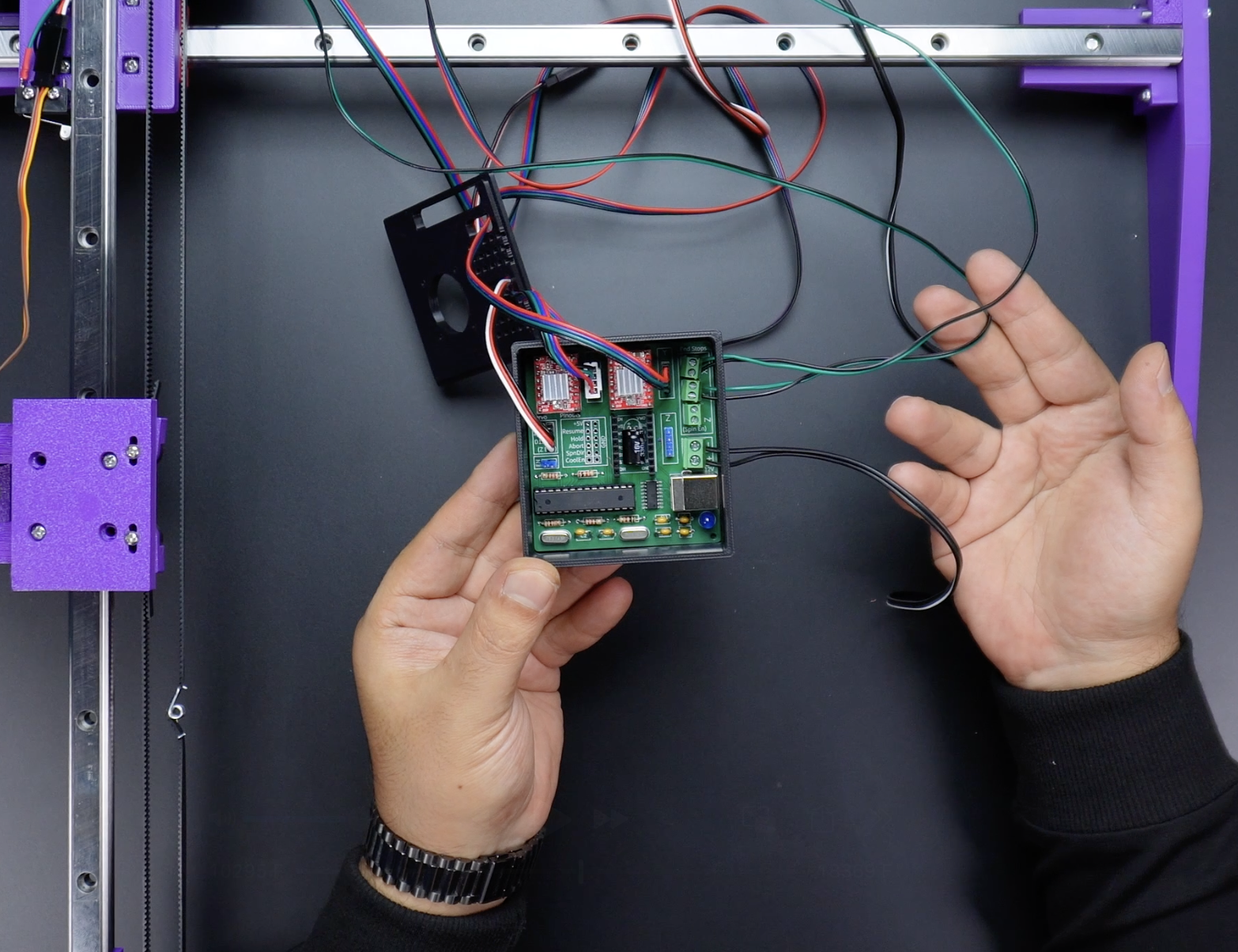 Build a Simple 3D Printed CNC Plotter Machine : 8 Steps (with Pictures ...