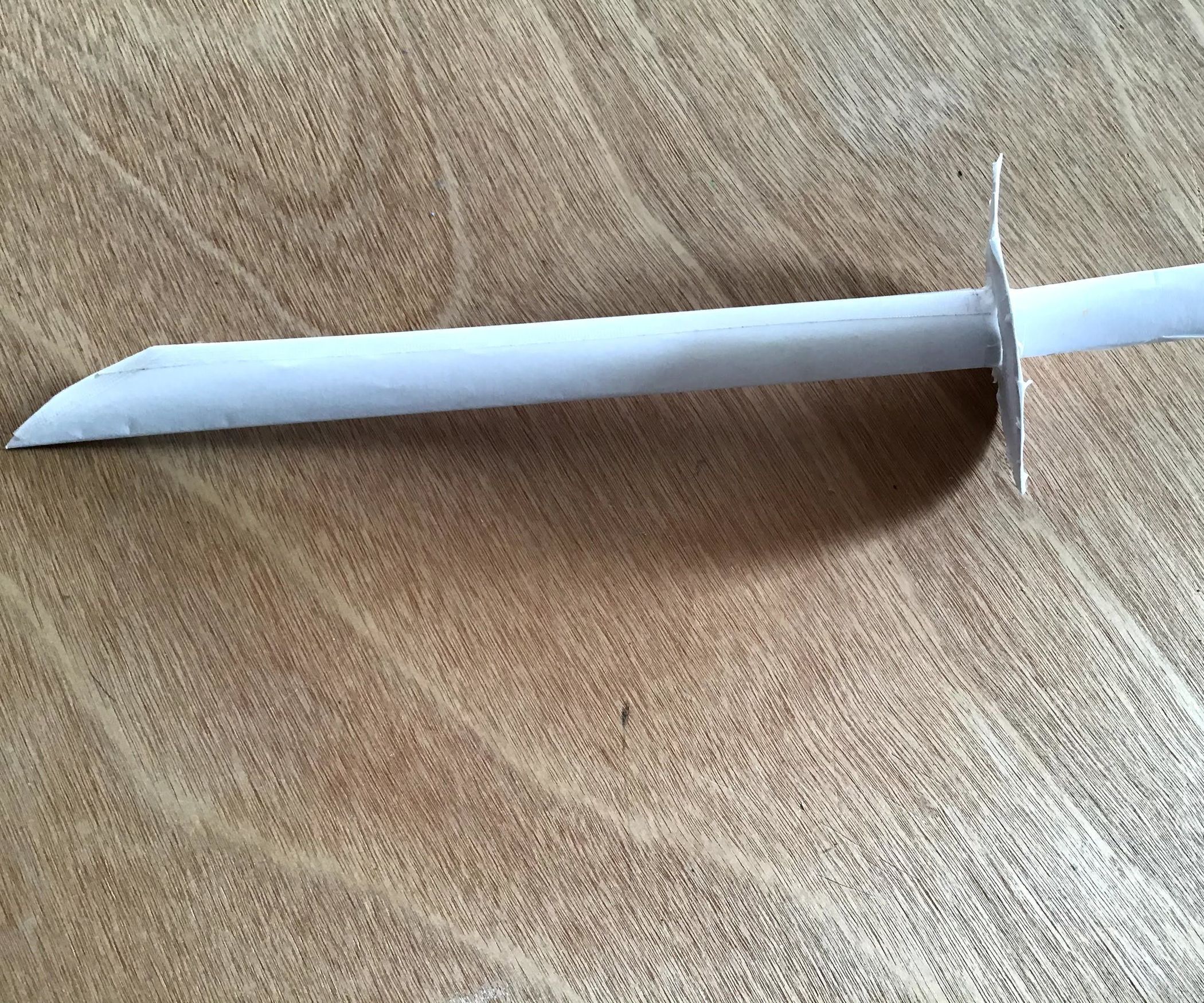 How To Make A Paper Sword Step By Step