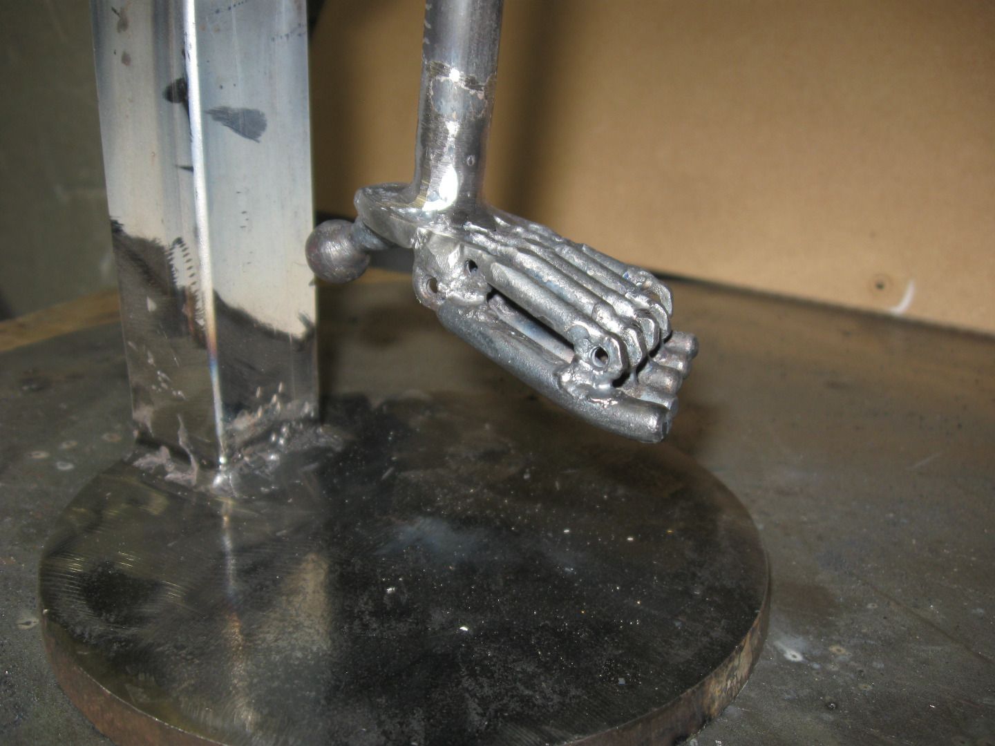 Terminator Foot Nut Cracker (revised) : 6 Steps (with Pictures ...