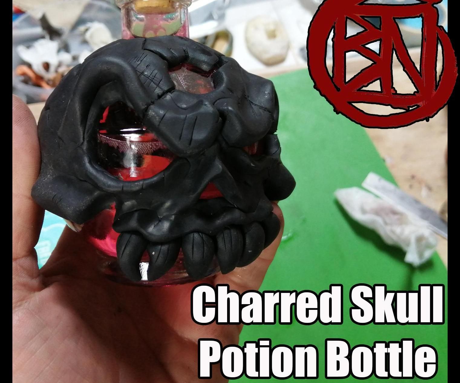 Charred Skull Potion Bottle : 4 Steps (with Pictures) - Instructables
