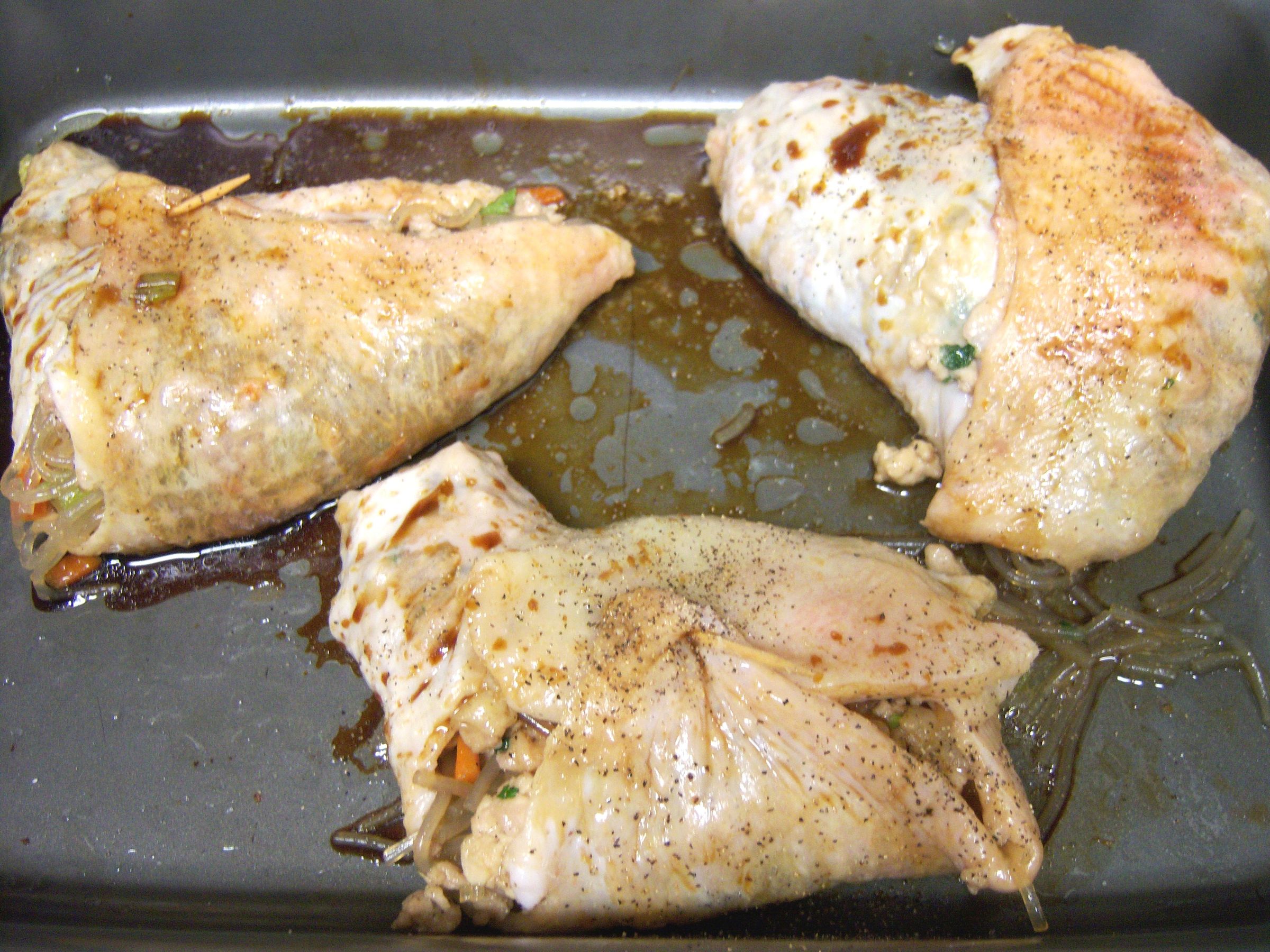 Asian Stuffed Chicken Quarters : 5 Steps - Instructables