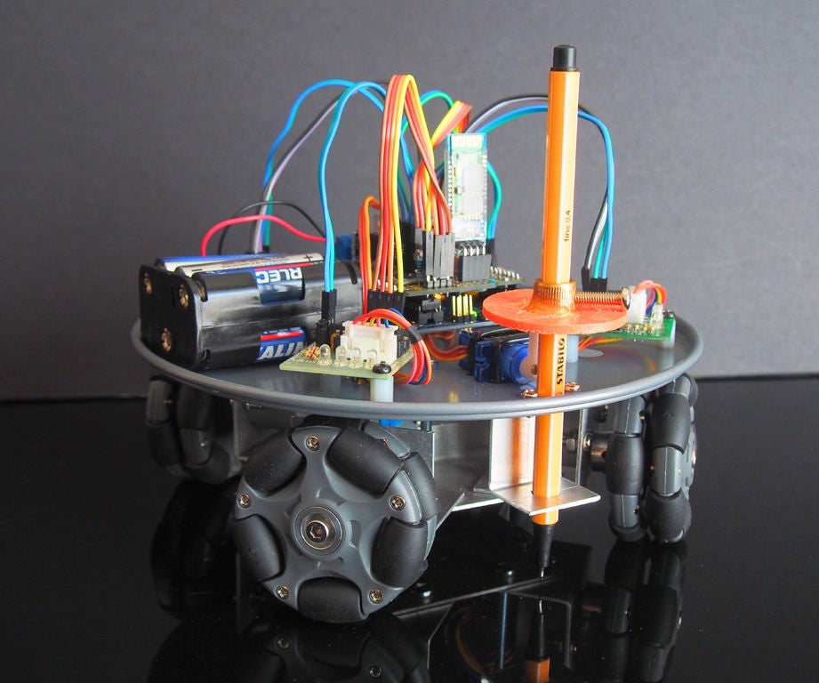 Omni Wheel CNC Plotter : 9 Steps (with Pictures) - Instructables