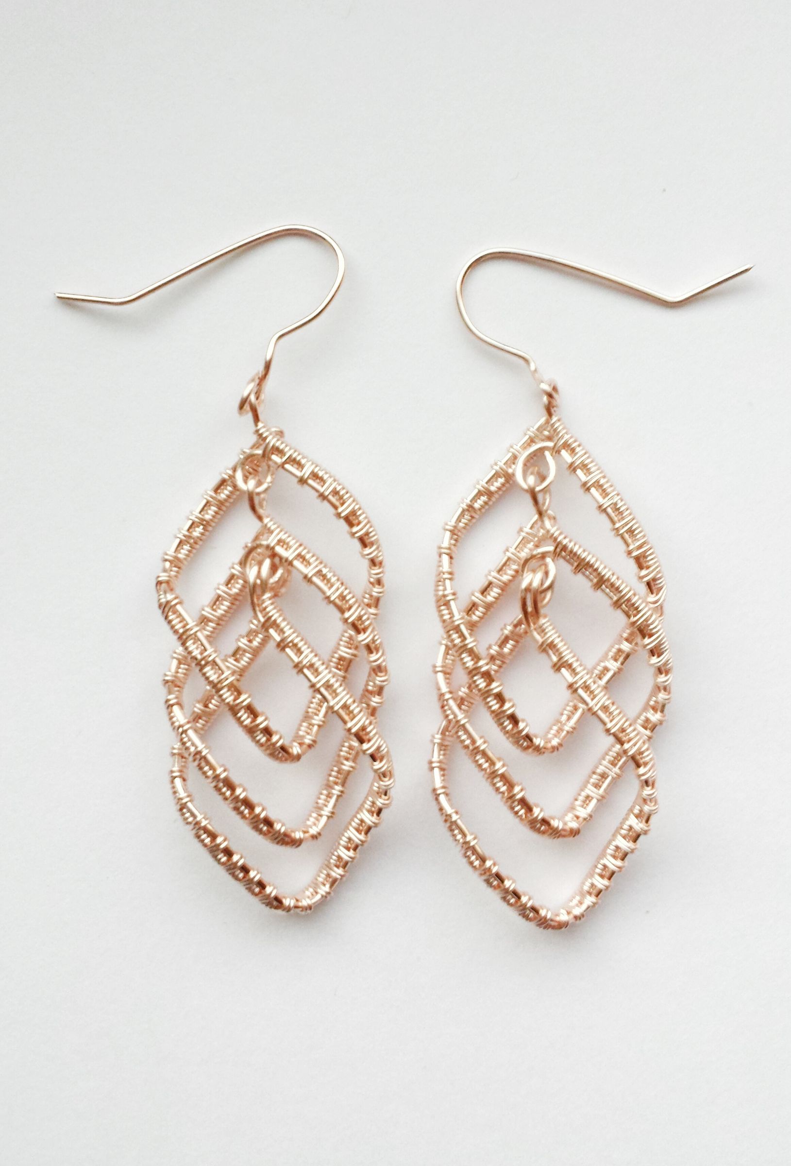 Cascading Diamond Earrings : 7 Steps (with Pictures) - Instructables