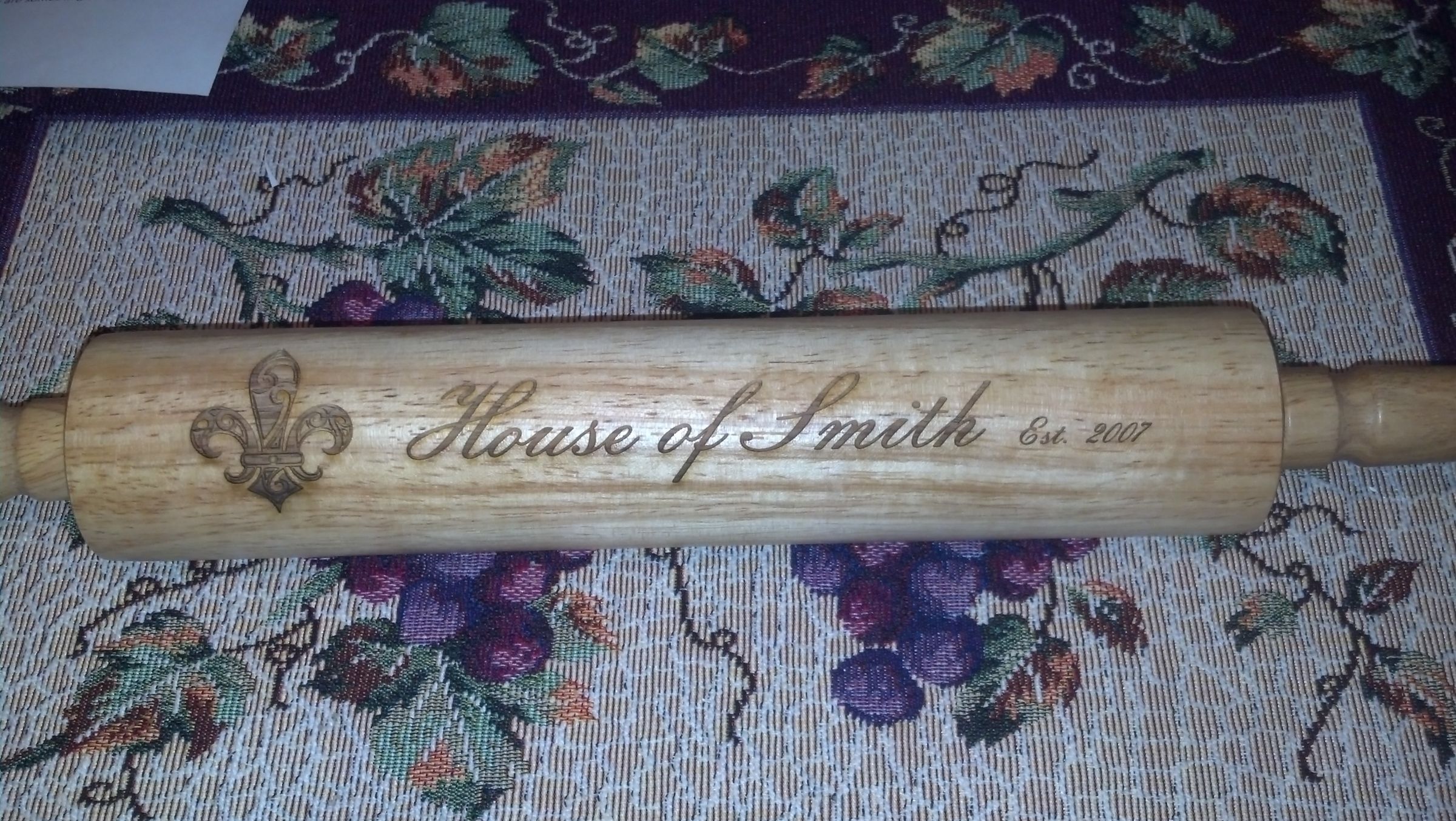 Laser Engraved Rolling Pin : 6 Steps (with Pictures) - Instructables