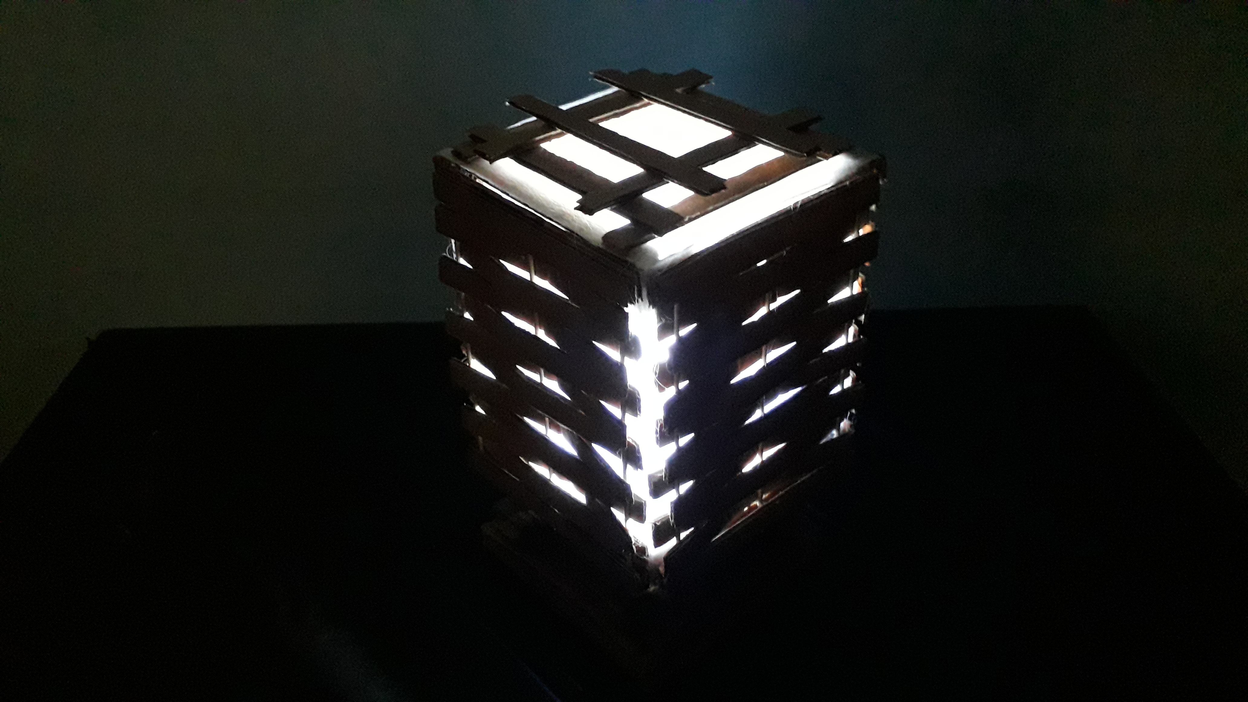 Rechargeable LED Cardboard Night Lamp : 17 Steps (with Pictures ...