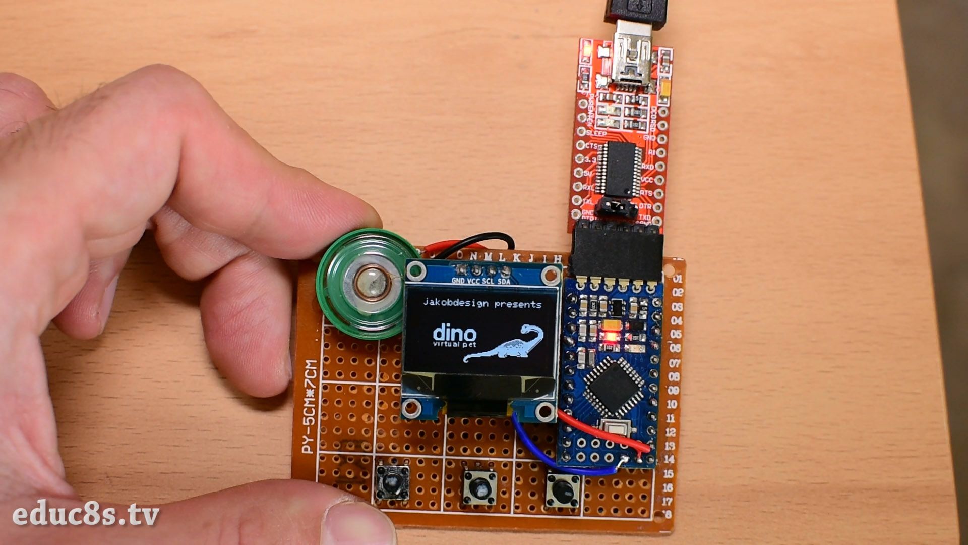 Arduino Tamagotchi Clone - Digital Pet : 8 Steps (with Pictures ...