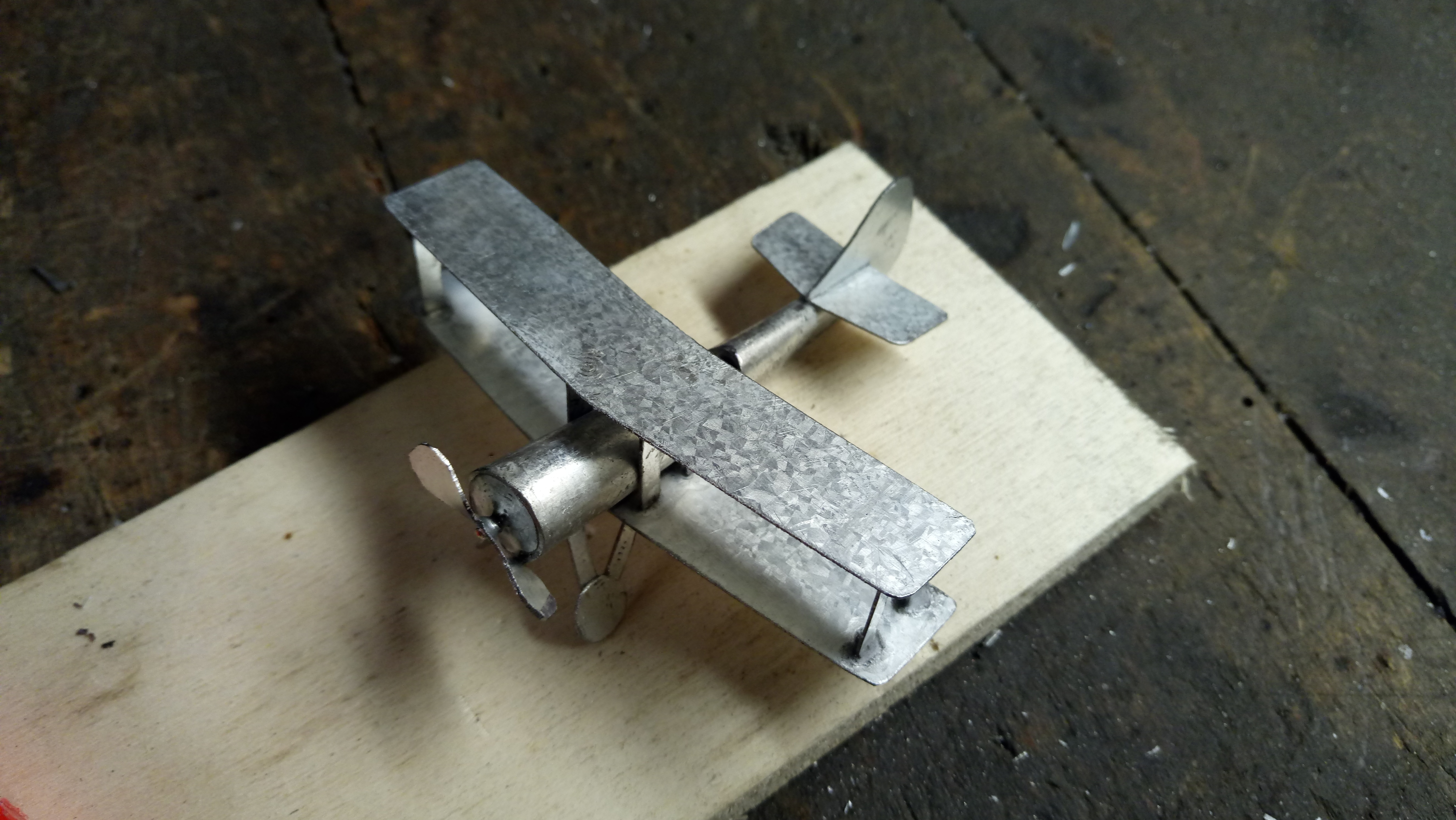 A Tiny Metal Biplane : 11 Steps (with Pictures) - Instructables