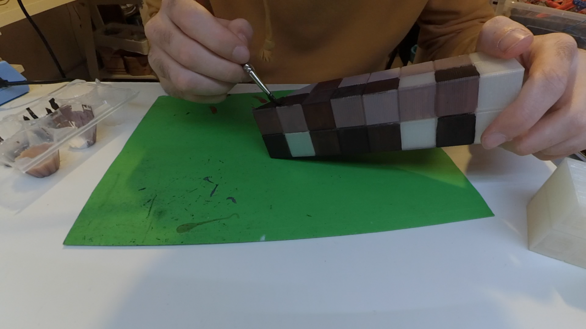 Real Life Minecraft Torch! 3D Printed and Painted : 4 Steps (with ...