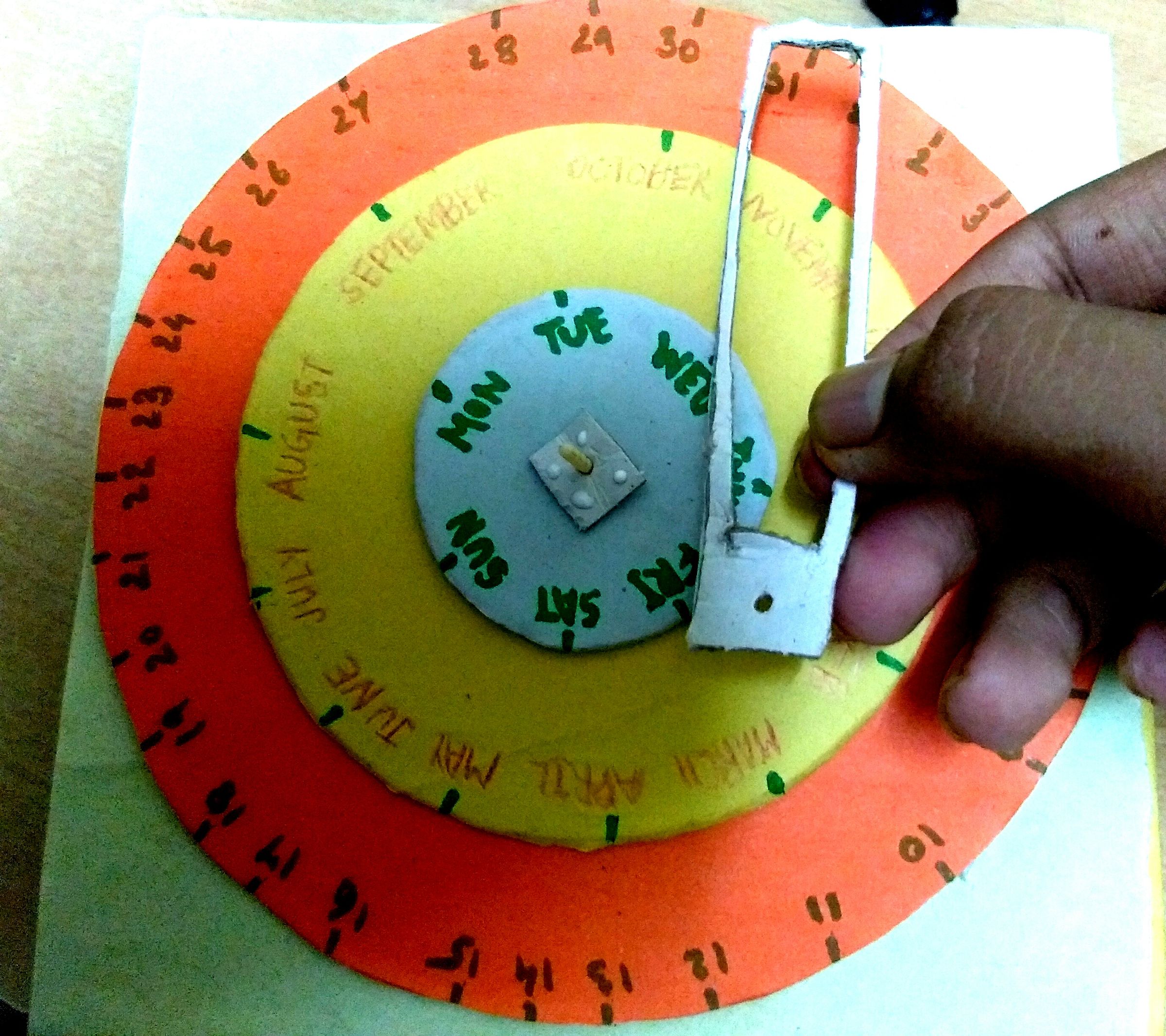 Making of "Calender Wheel" : 8 Steps (with Pictures) - Instructables