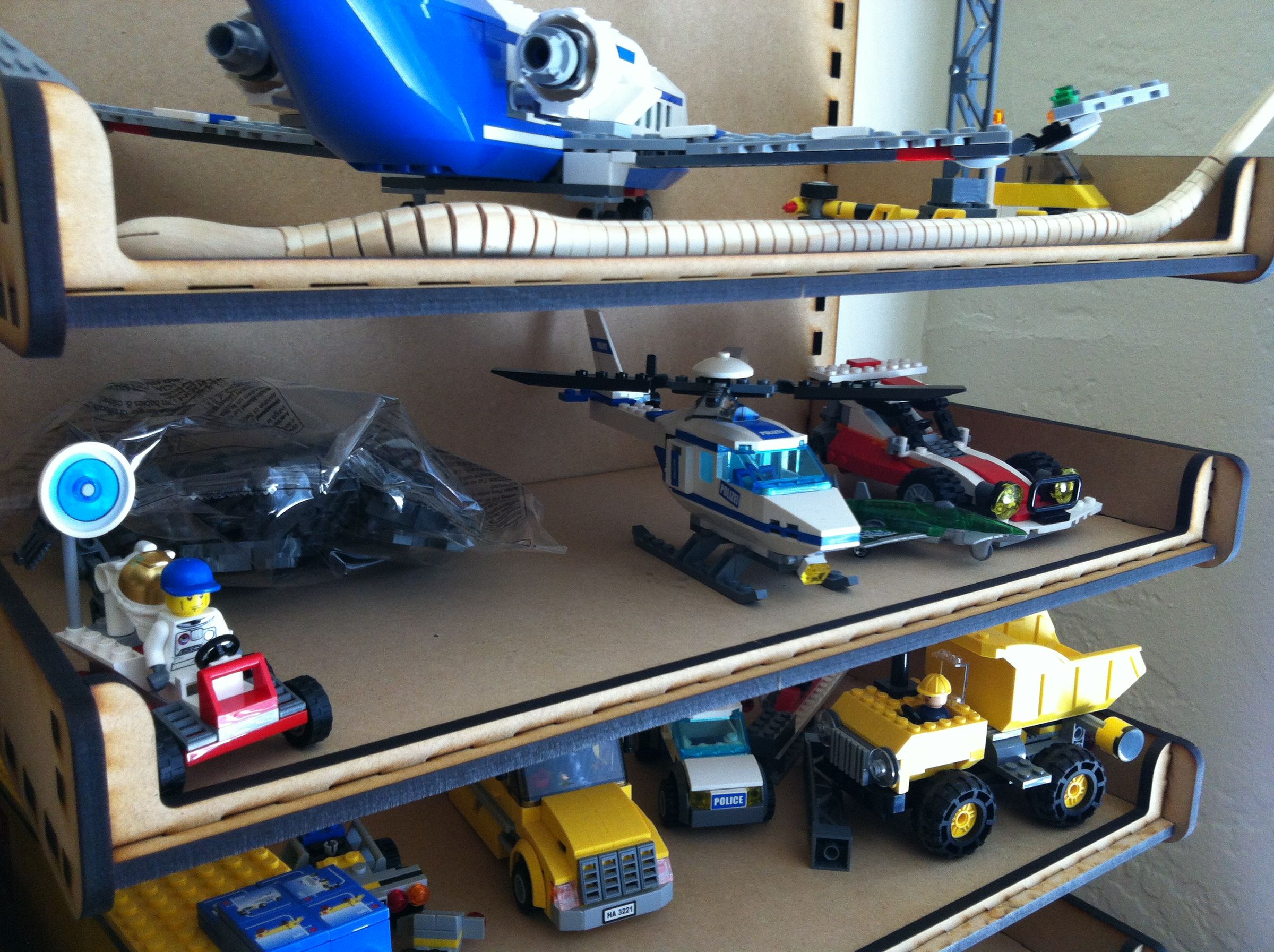 Updated - Lightweight Shelves for Legos - Cut With the Laser Engraver ...