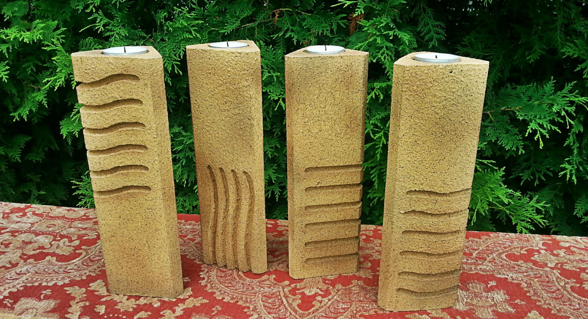 The Fifth Element Stones Pillar Candle Holders : 13 Steps (with ...