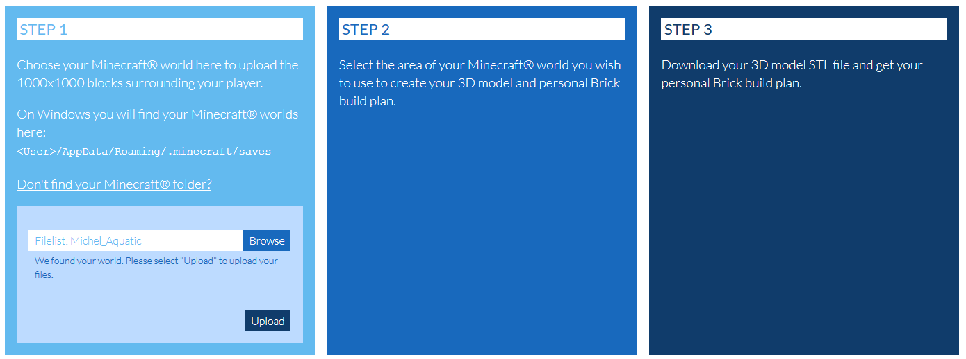 Minecraft (Aquatic) Export Into 3D Model Files : 5 Steps - Instructables