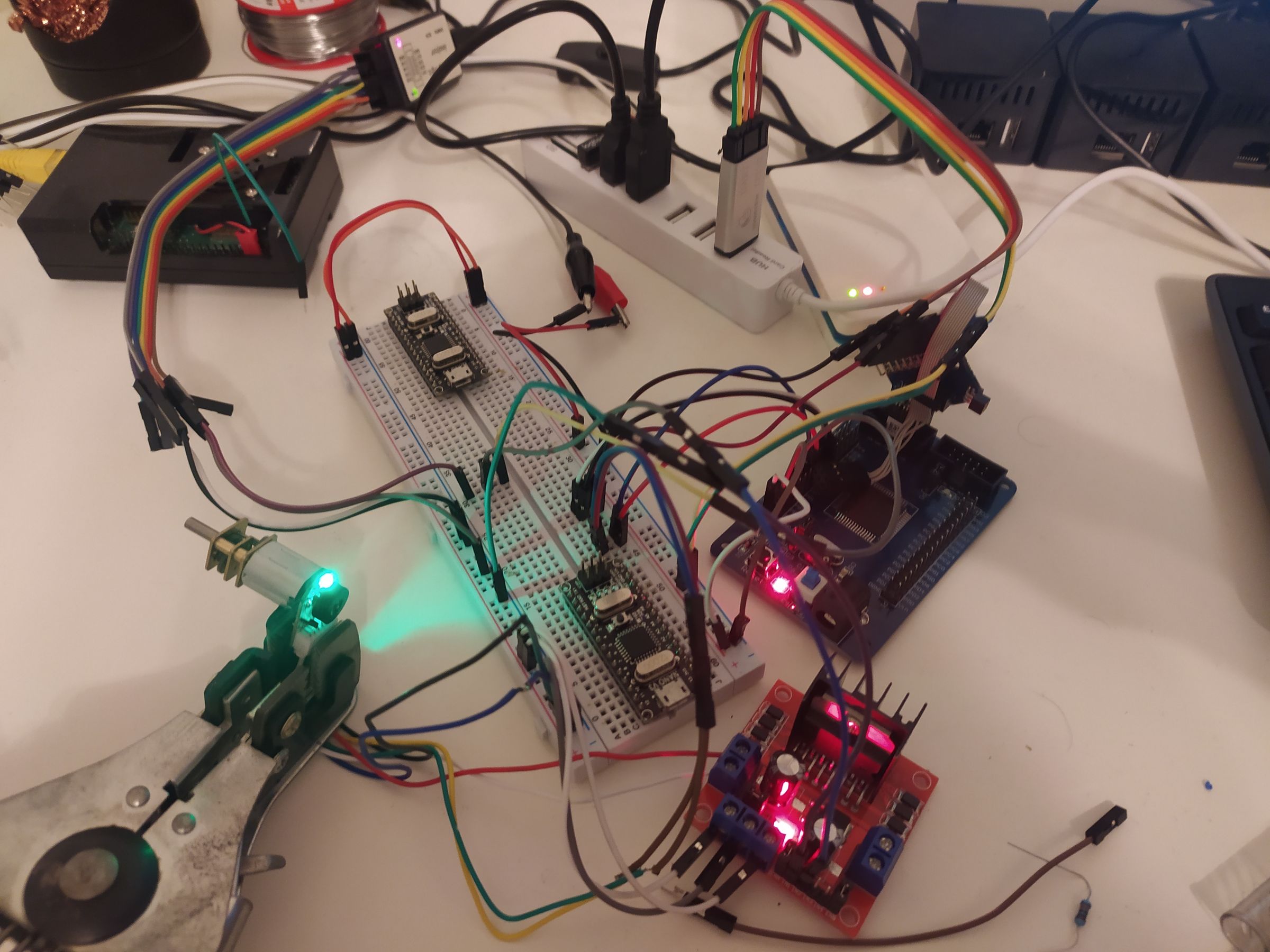 Atmega128A Proportional Motor Driving - ATMEL ICE AVR Timer UART PWM ...