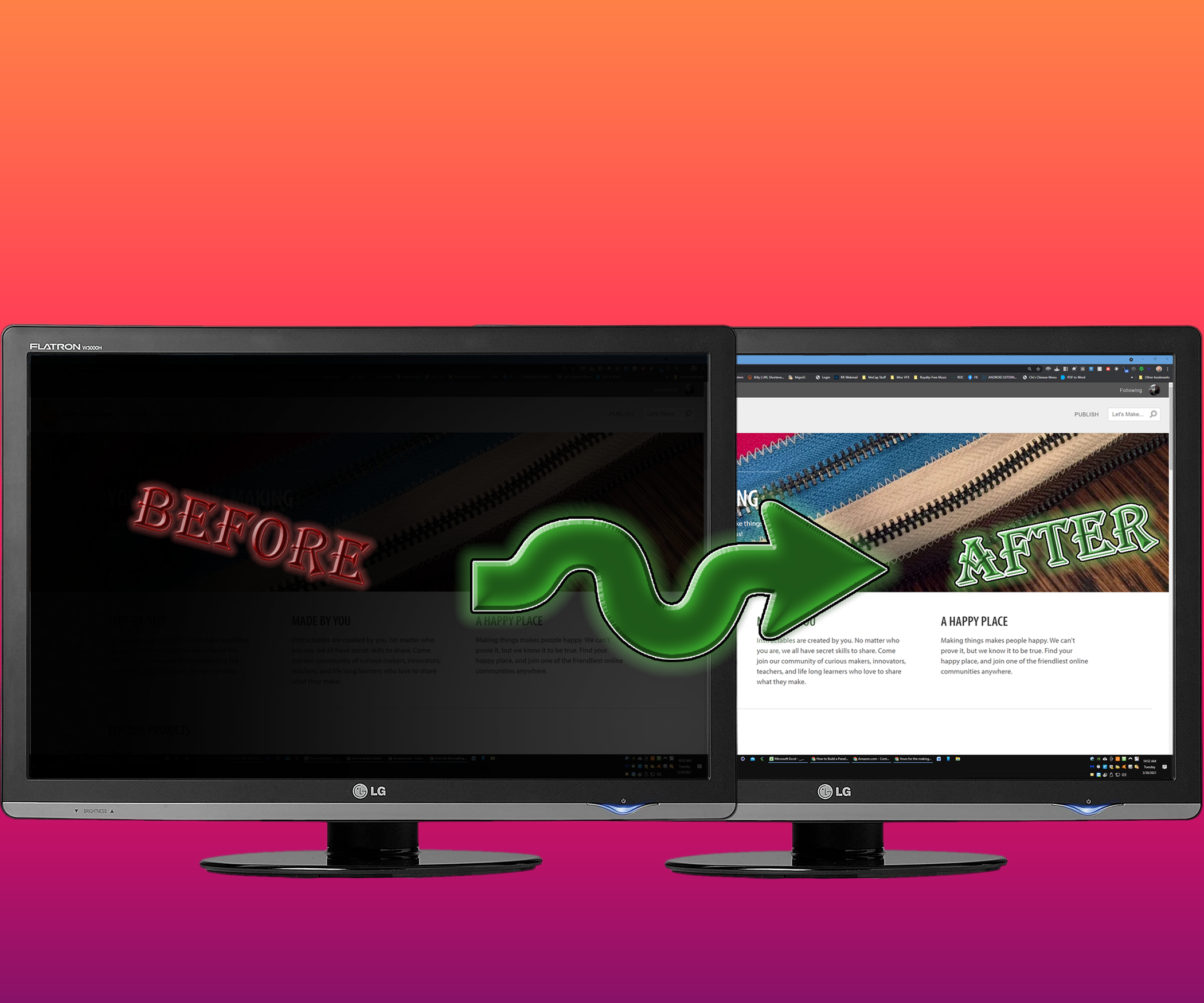 Repairing the Backlight on an LG Monitor (and Maybe Other Monitors) AKA ...