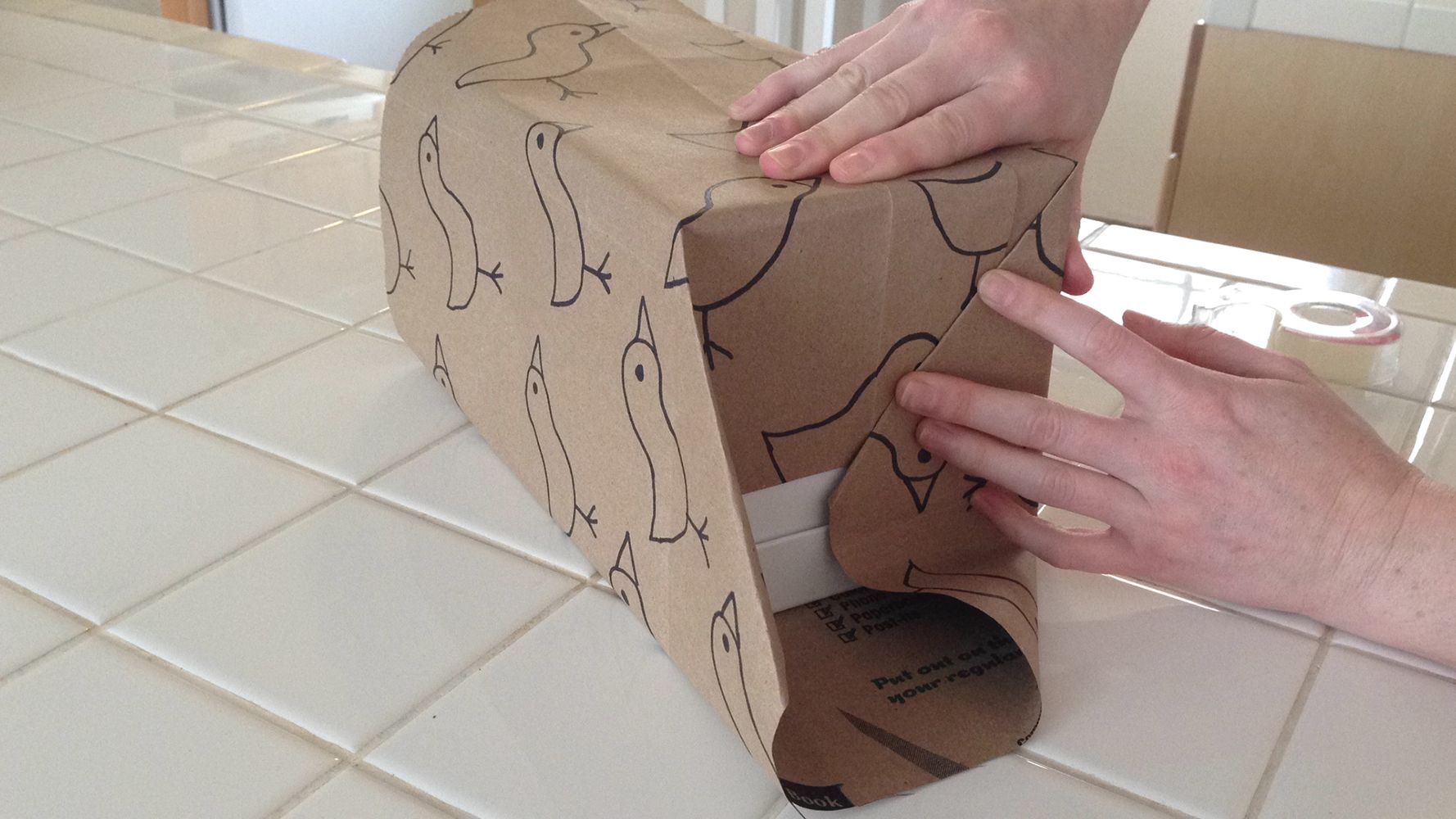 Grocery Bag Wrapping Paper : 8 Steps (with Pictures) - Instructables