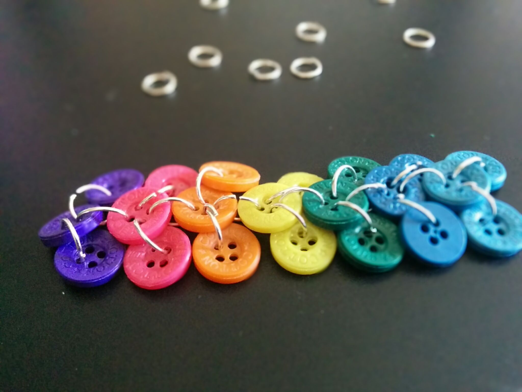 How to Make Rainbow Button Cluster Earrings Easily : 4 Steps (with ...
