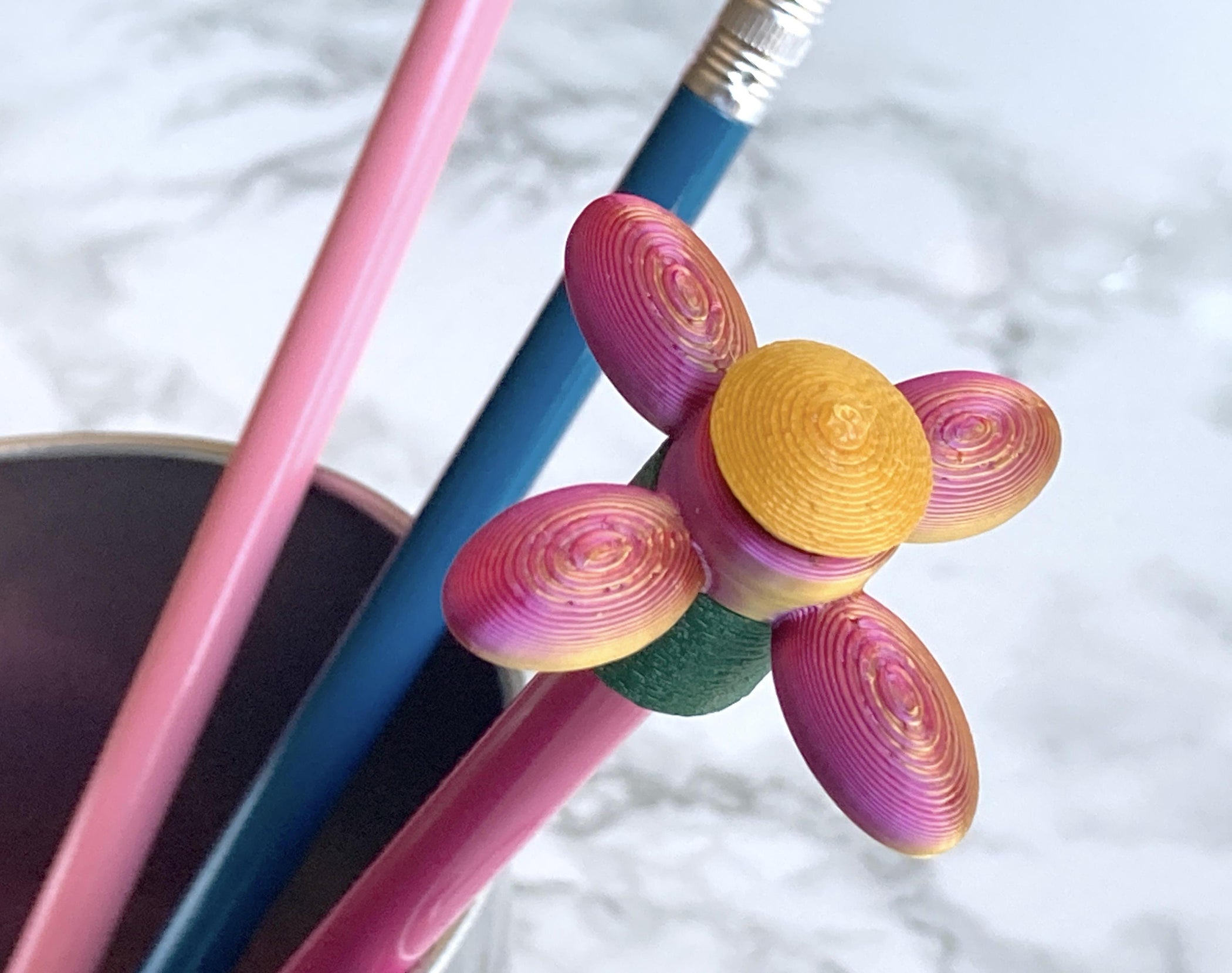 3D Printed Pencil Topper + Fidget Toy : 5 Steps (with Pictures ...