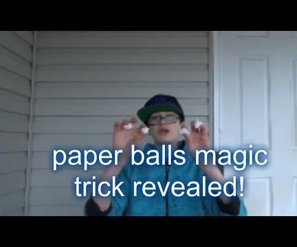 How to Do Crazy Magic Trick With Paper Balls - Instructables