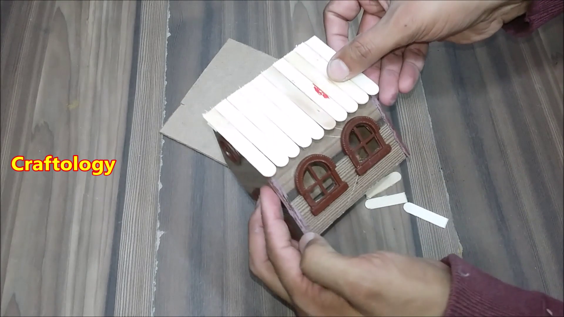 DIY |How to Make Miniature House on a Tree|Making a Small Wooden ...