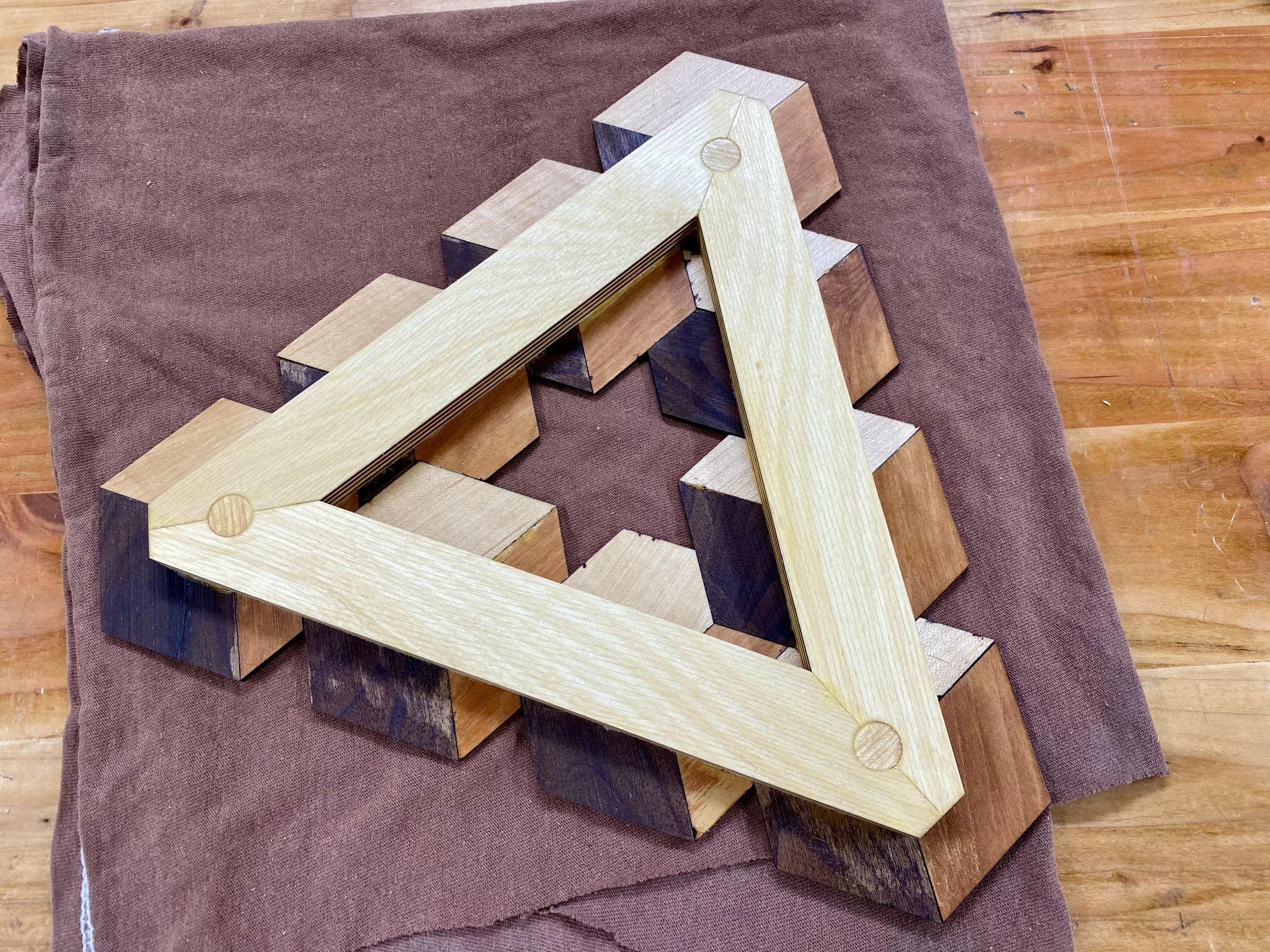 Impossible Triangle Wood Art : 4 Steps (with Pictures) - Instructables