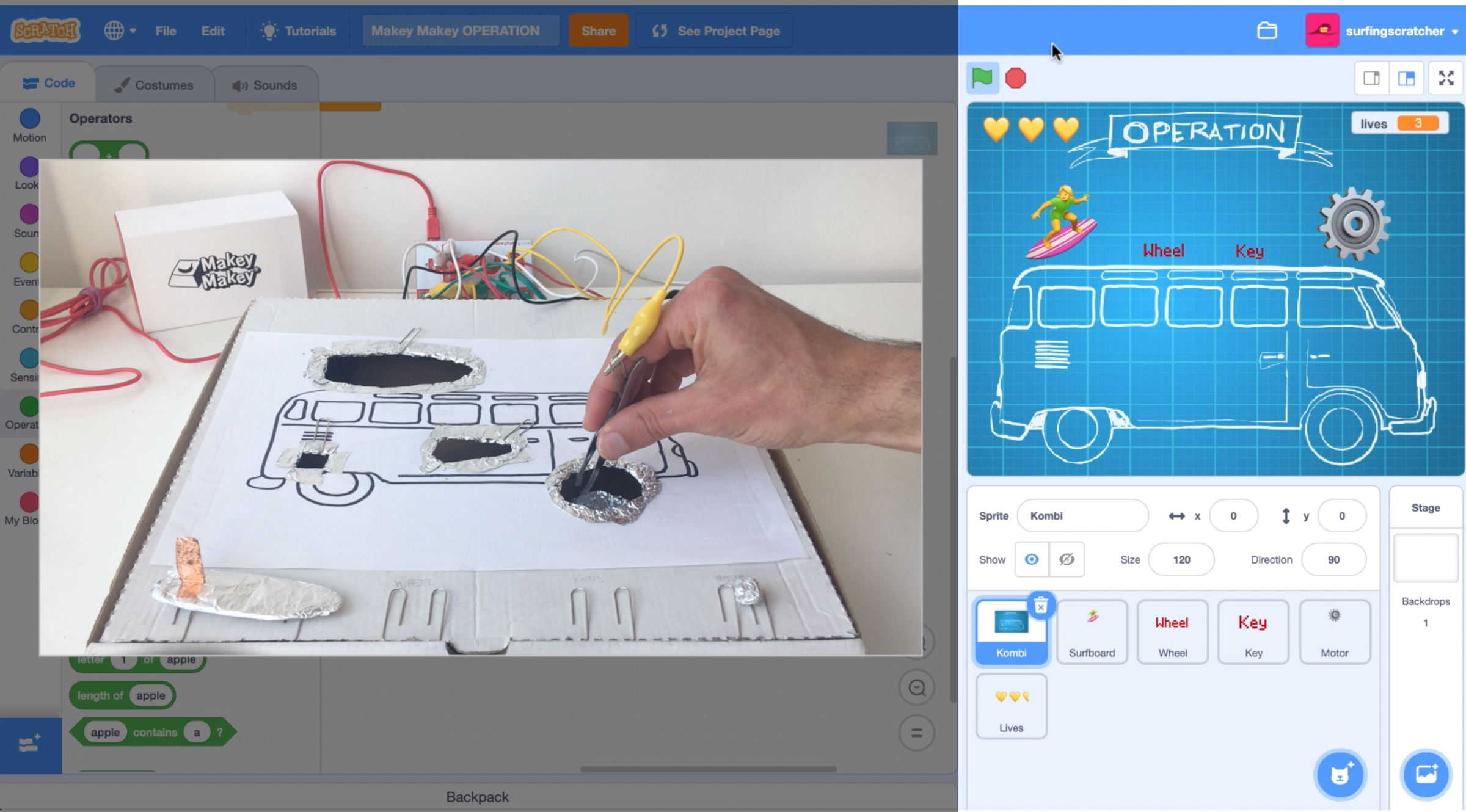 Makey Makey Operation Game Instructions for Scratch : 10 Steps (with ...