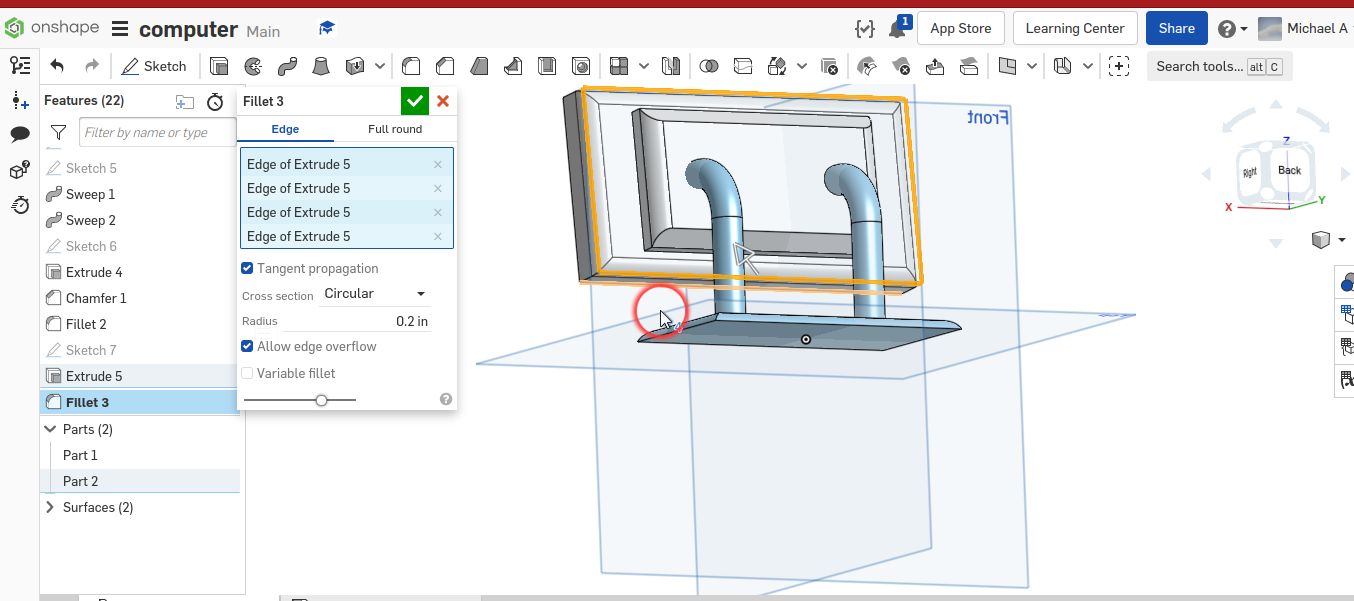 OnShape PC Monitor (Basic) : 8 Steps - Instructables