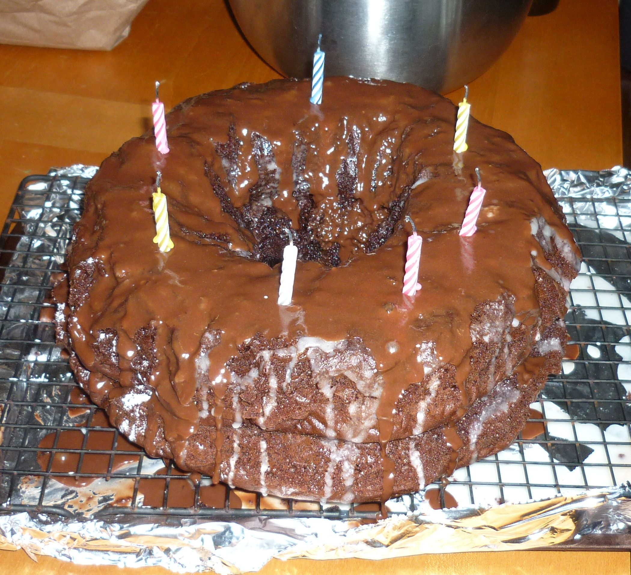 Giant Doughnut Cake (Or How to Make Your Own Cake Molds) : 6 Steps ...