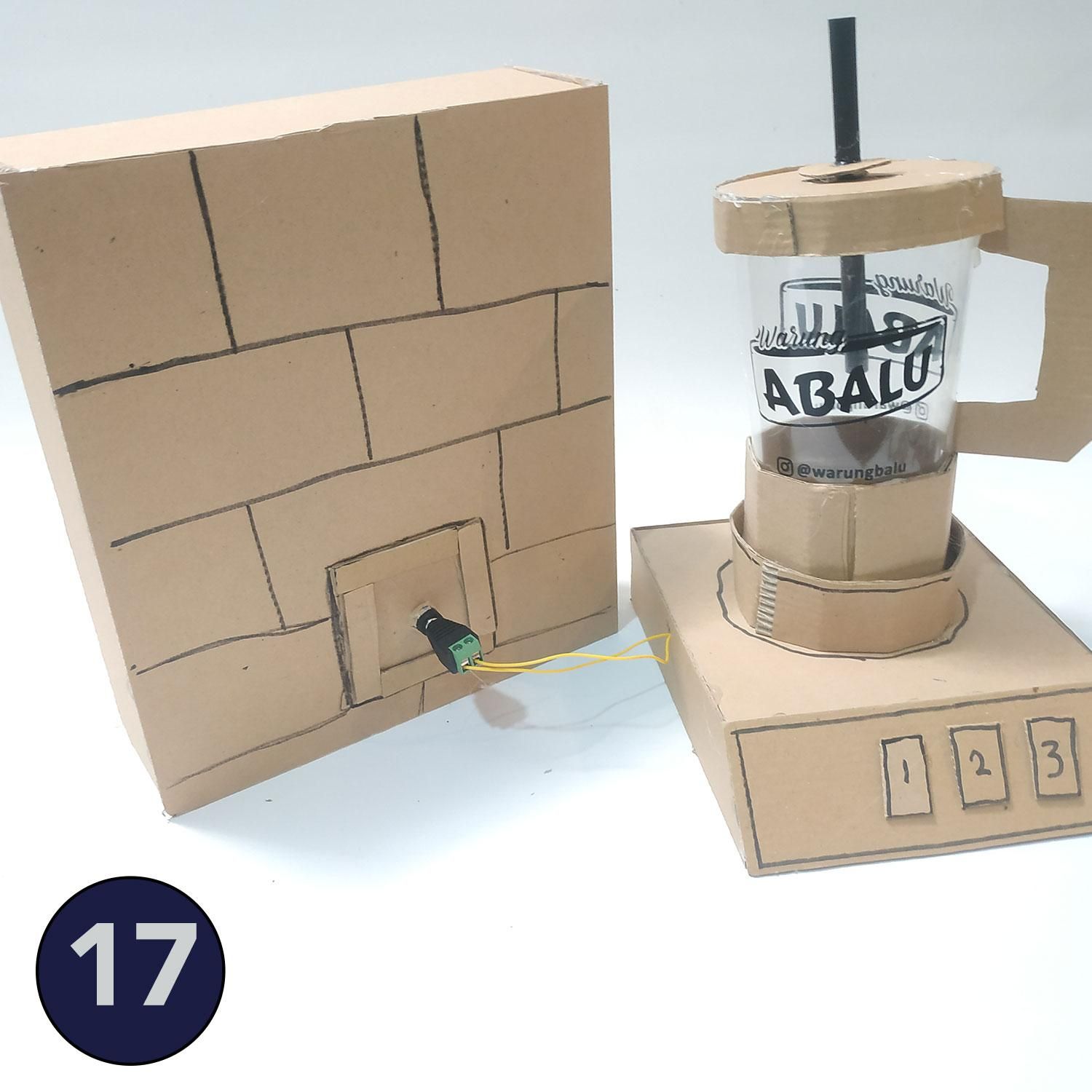 Plastic Cup Into Blender With Cardboard : 6 Steps (with Pictures ...