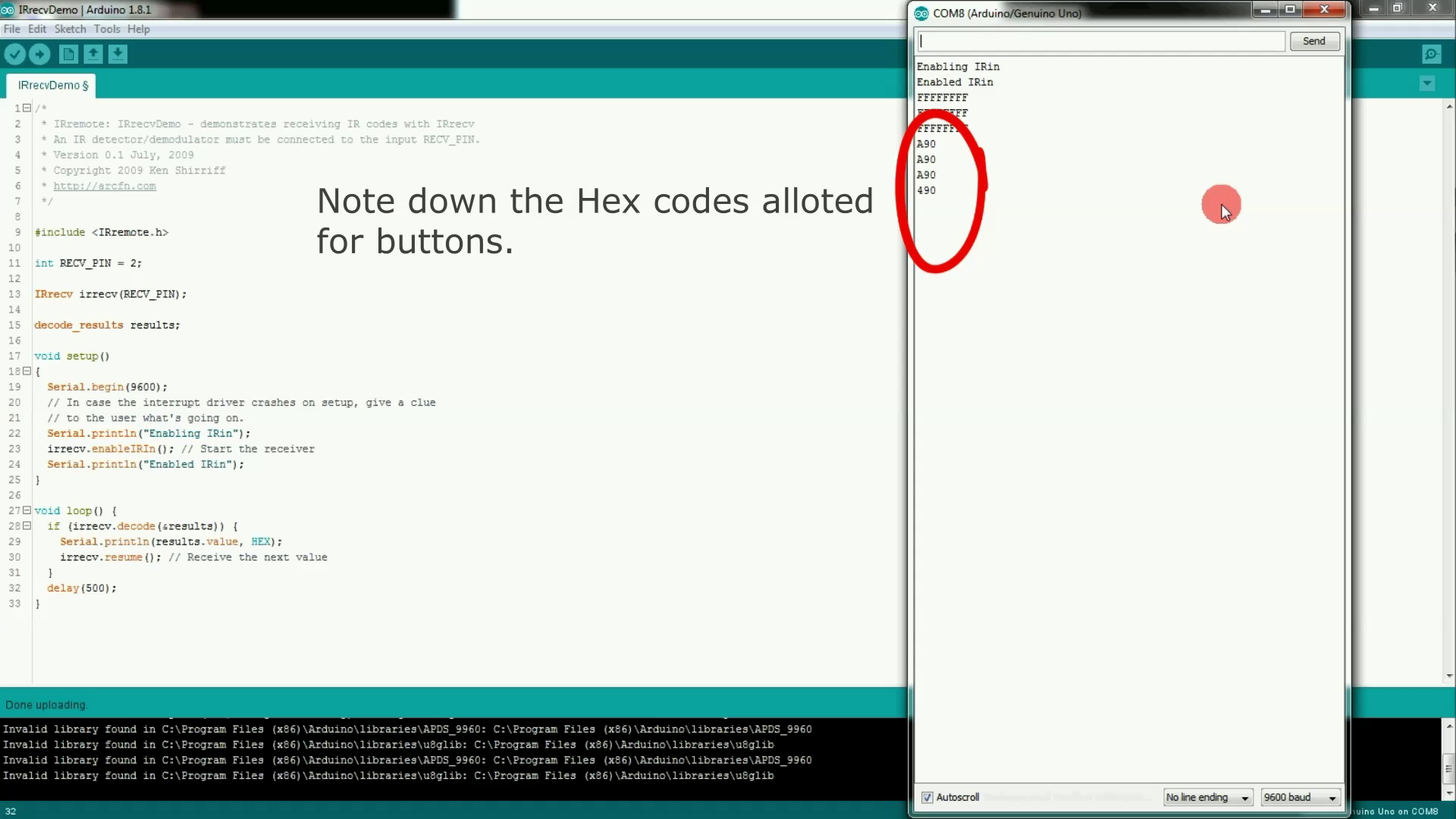 Infrared Remote and IR Receiver (TSOP1738) With Arduino : 10 Steps ...