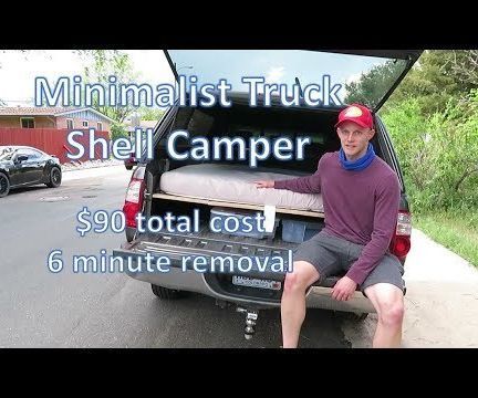 DIY Cheap Minimalist Truck Shell Camper Bed Platform : 5 Steps (with ...