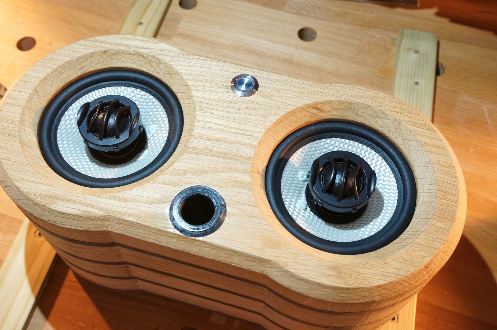 Making an LED Illuminated Oak Bluetooth Speaker : 7 Steps (with ...