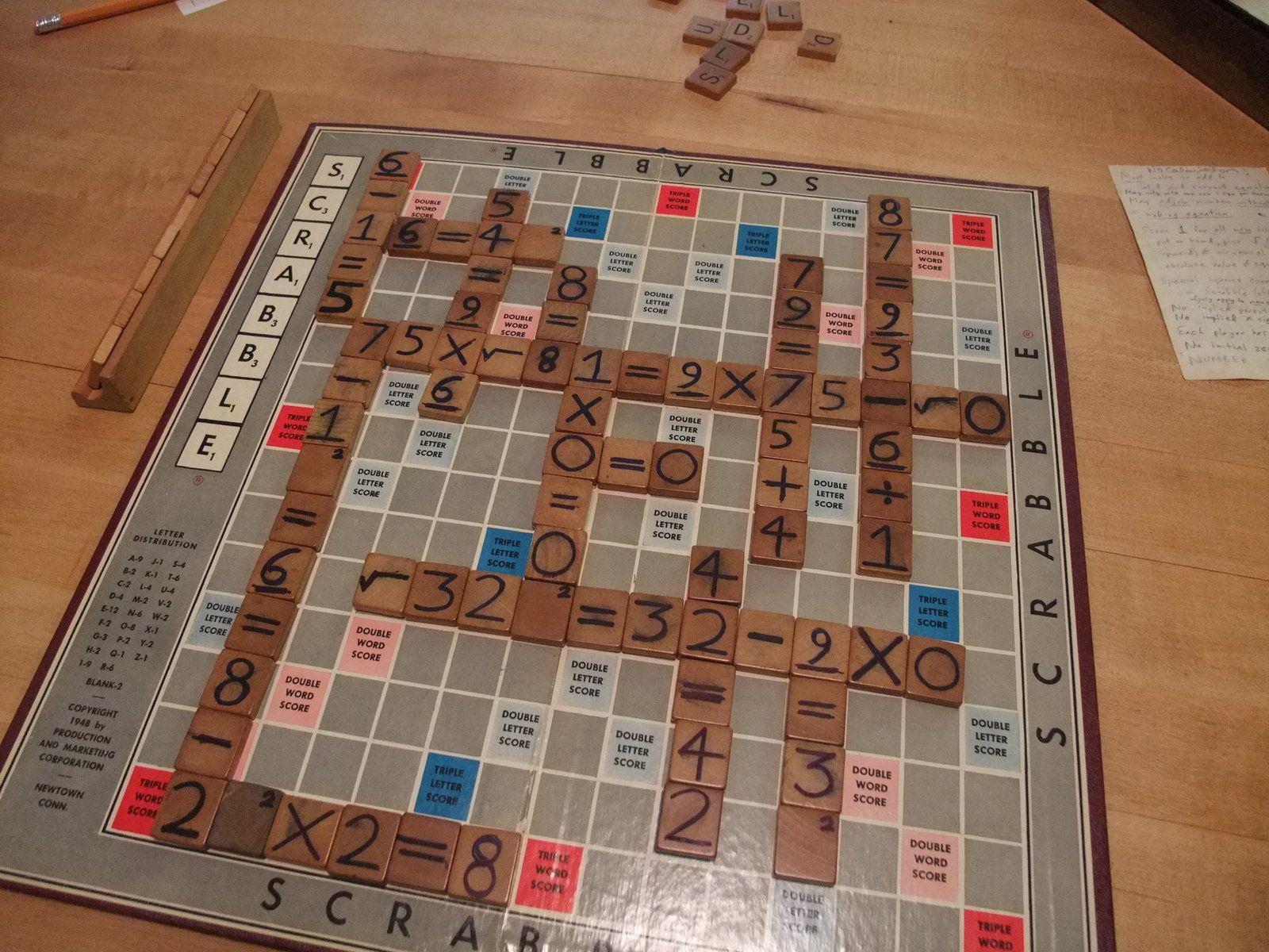 Number Scrabble - the Game (aka: Math Scrabble) : 4 Steps (with ...