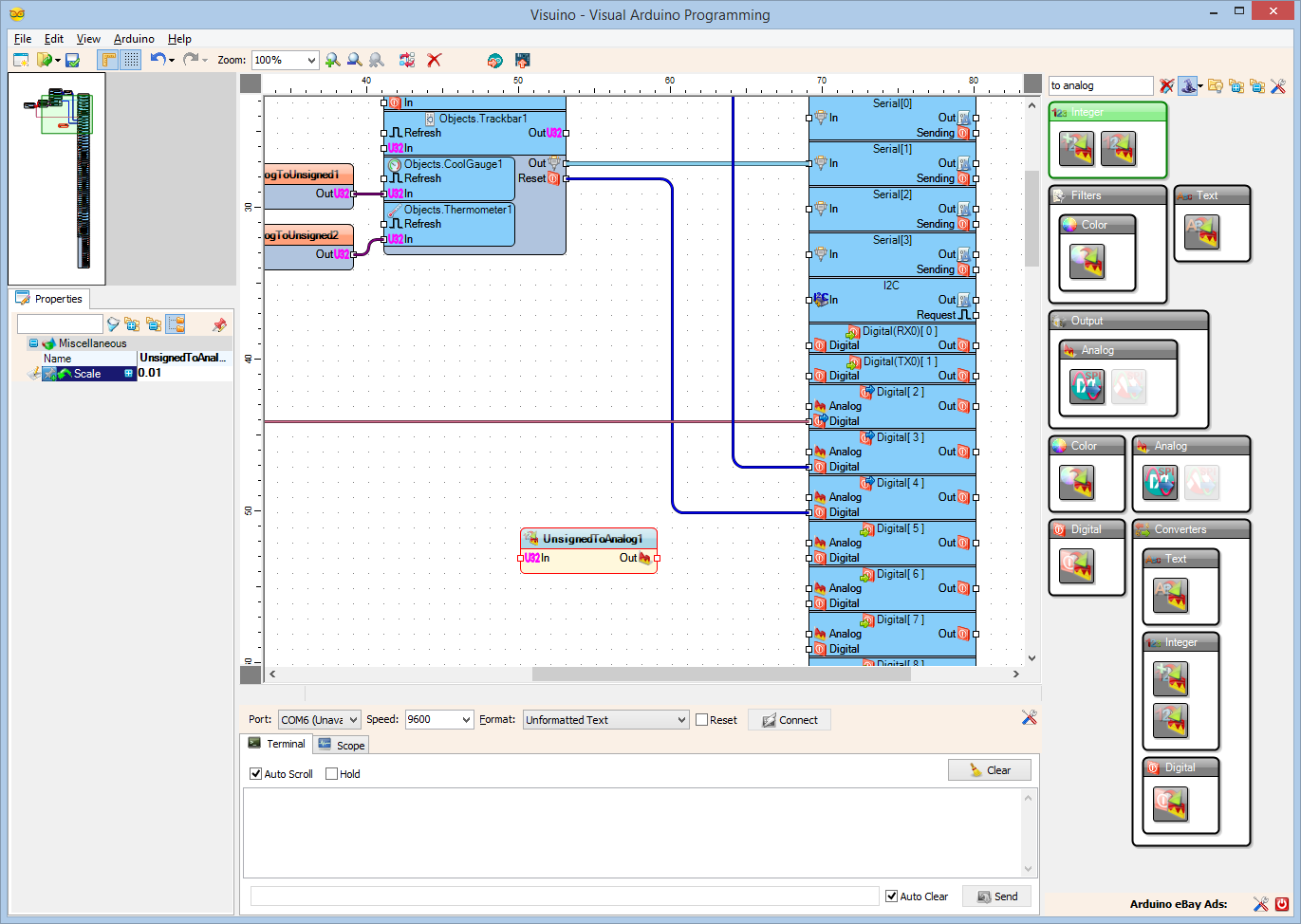 Arduino and Visuino: Connect 4D Systems ViSi Genie Smart Touchscreen Display to Arduino : 21 ...