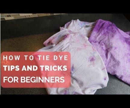 Super Easy Tie and Dye T-shirt Tutorial for Beginners : 5 Steps ...