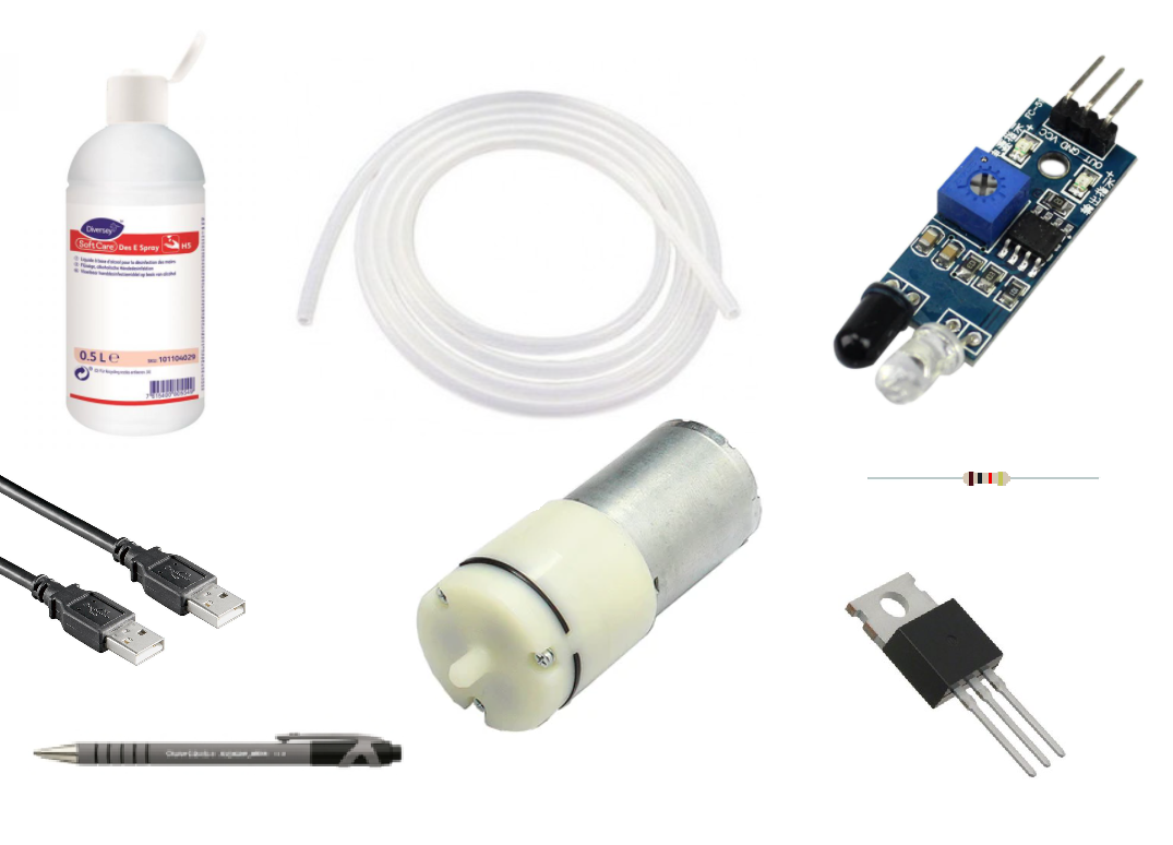 DIY Automatic Hand Sanitizer Dispenser : 14 Steps (with Pictures ...