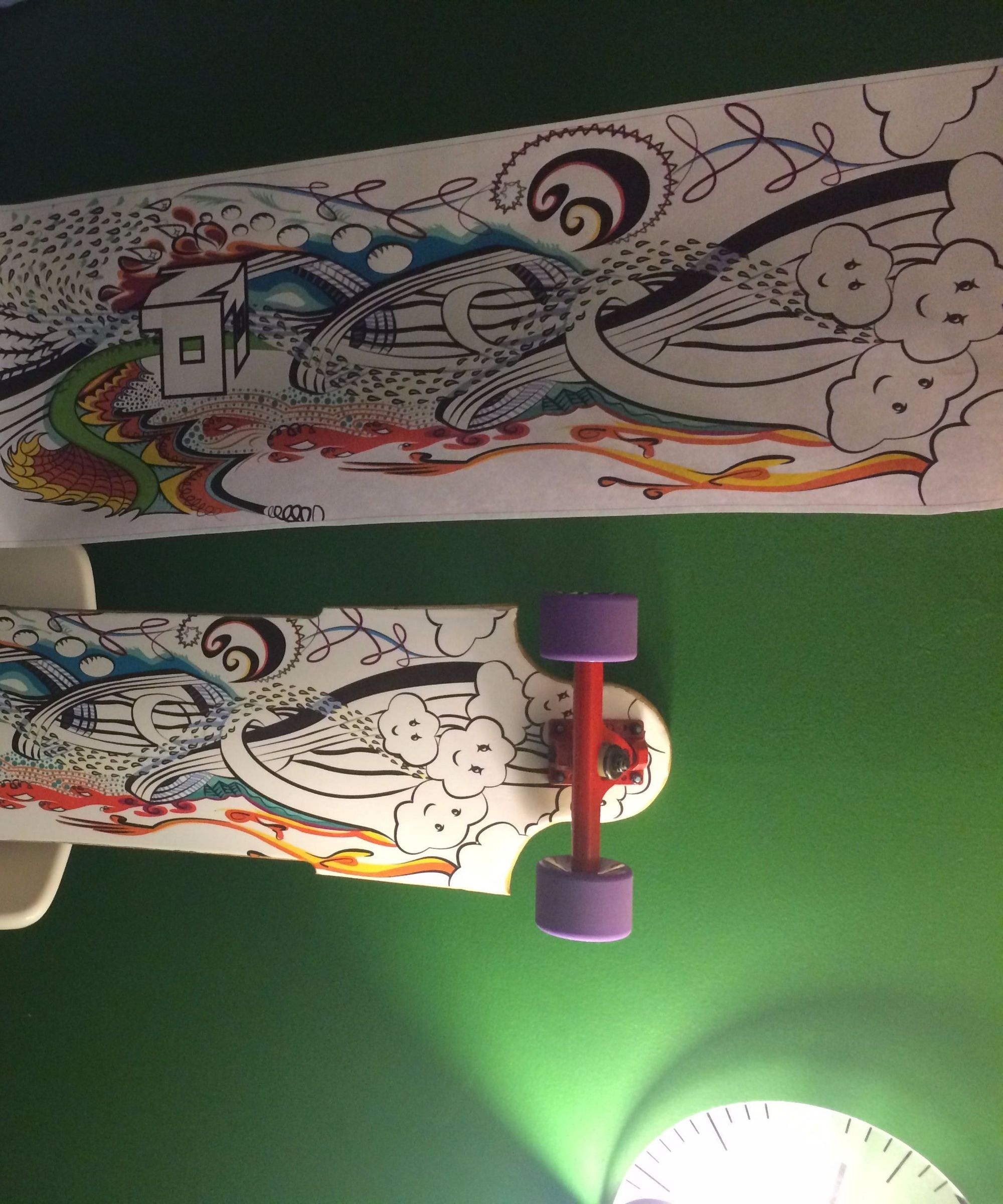How to Make a Homemade Longboard With Vinyl Print : 6 Steps (with ...