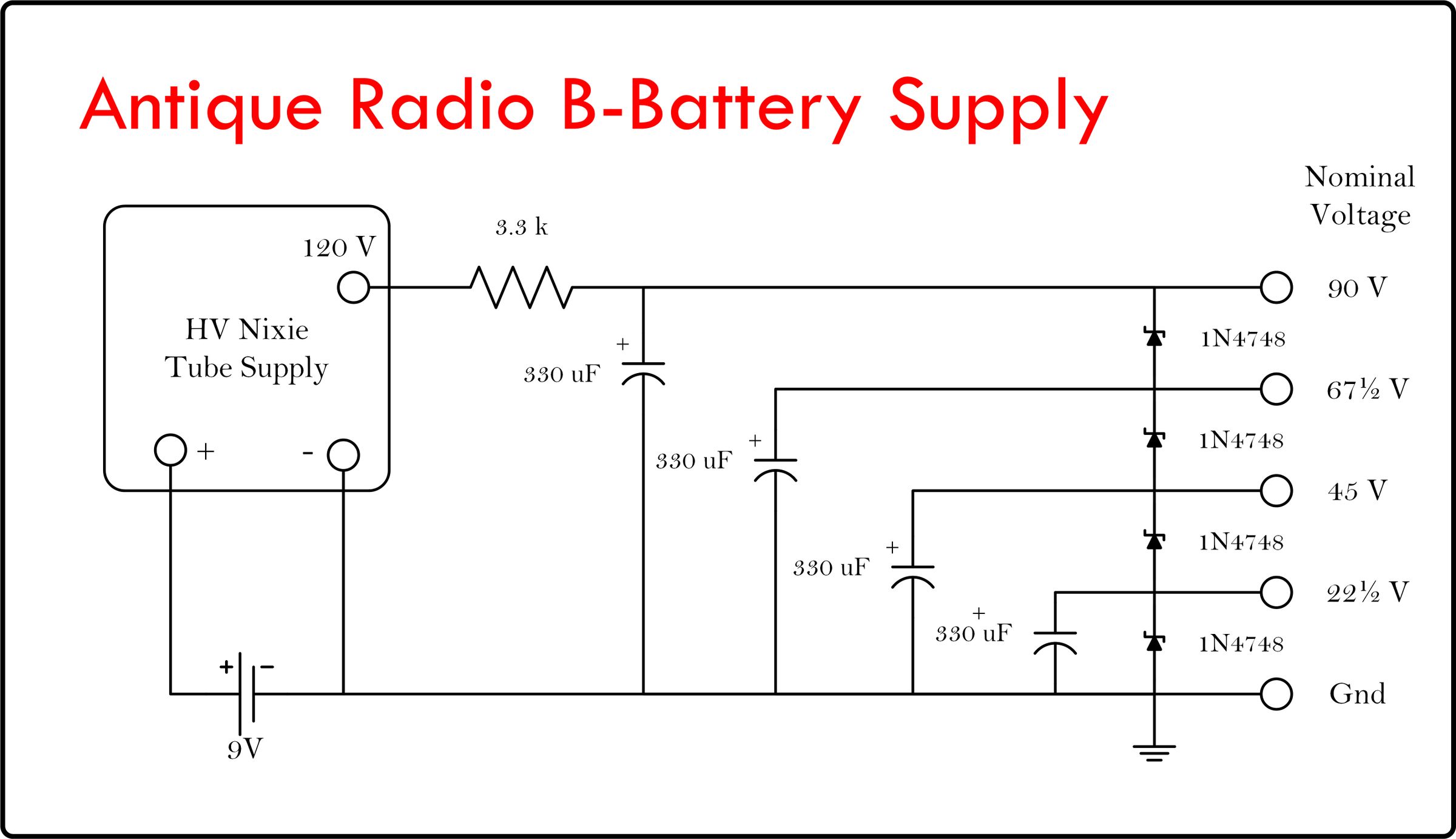 Antique Radio B-Battery Power Supply : 5 Steps (with Pictures ...