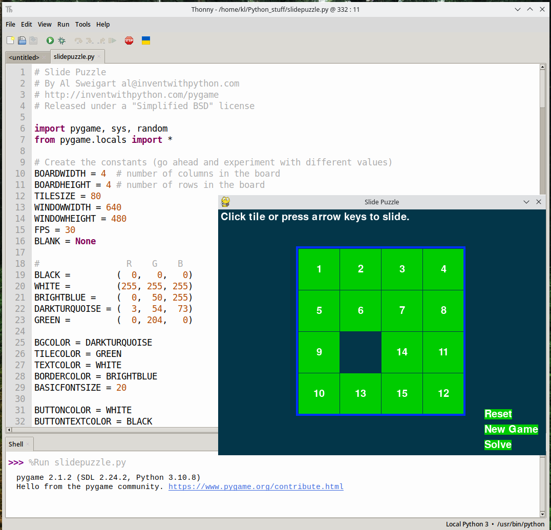 Making Slide Puzzle With Python : 5 Steps - Instructables