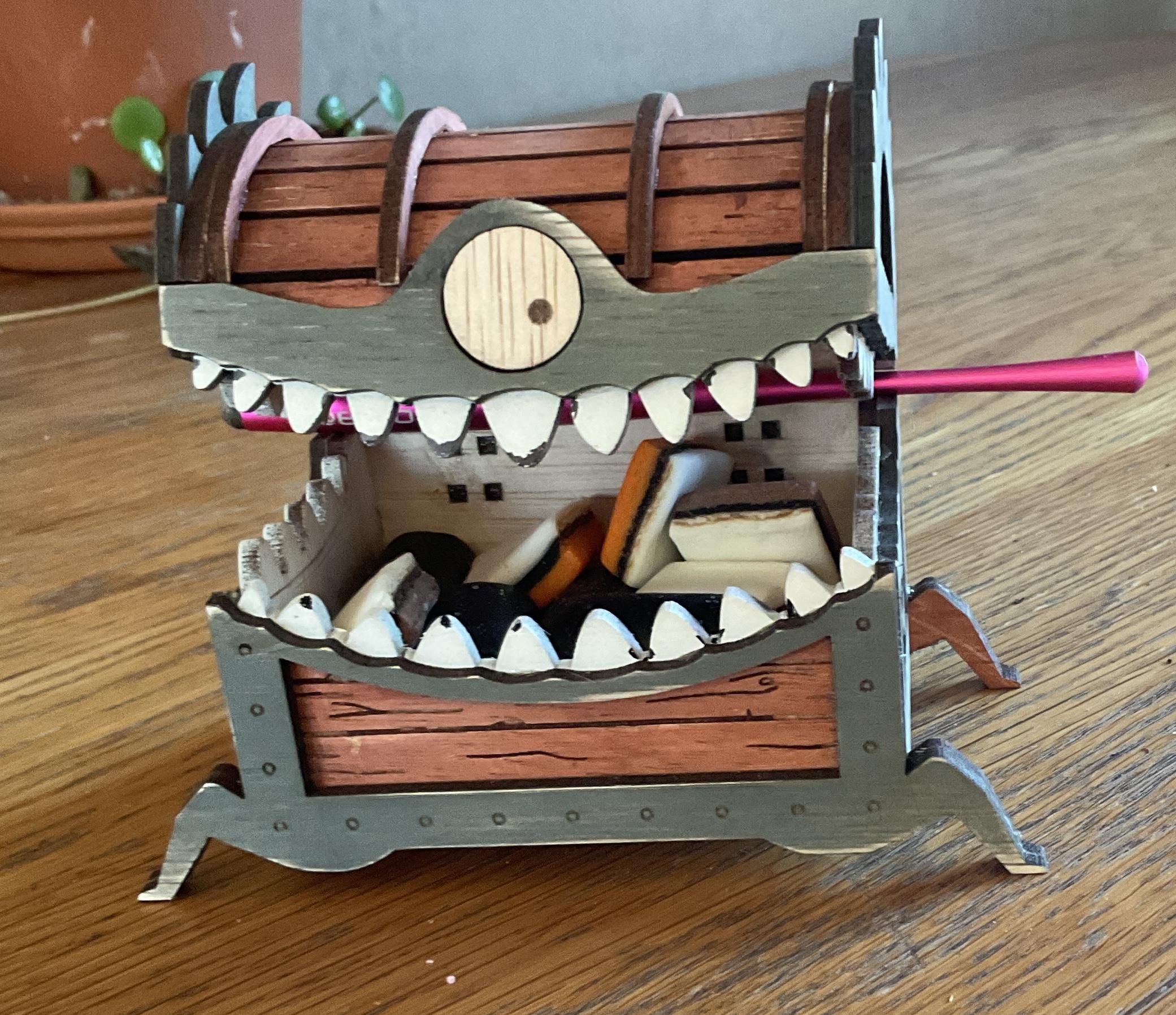 Monster Treasure Chest - Halloween Box : 10 Steps (with Pictures ...