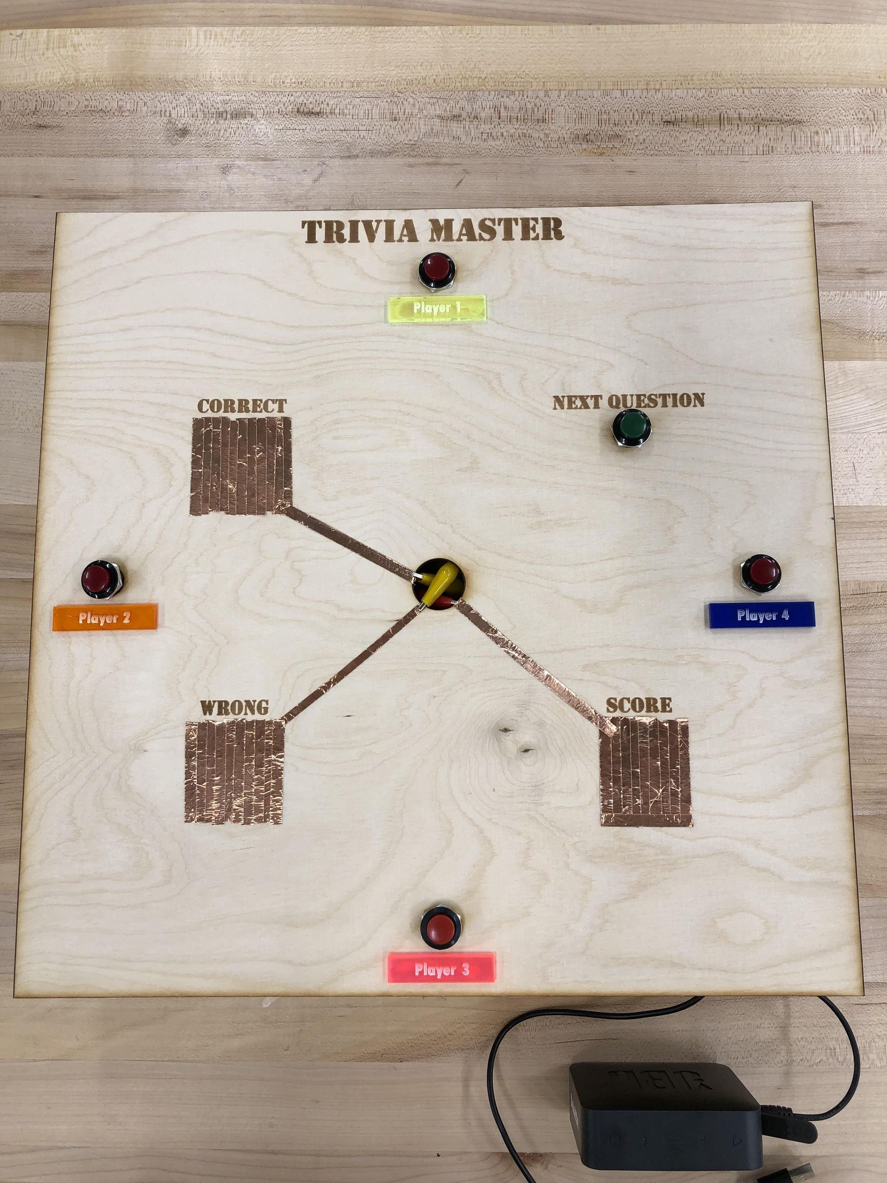 4 Player Interactive Trivia Board Game : 5 Steps - Instructables
