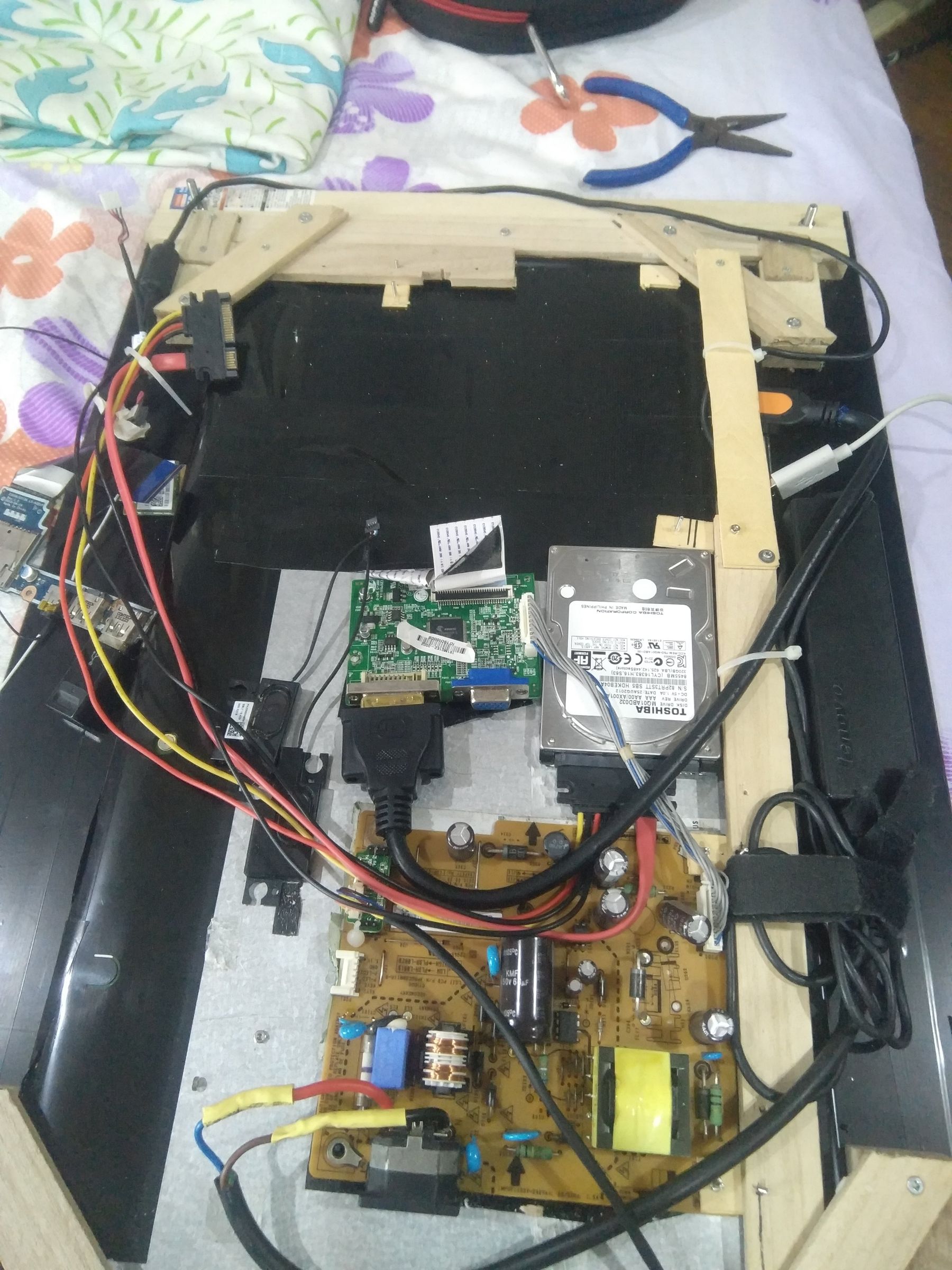Floating Smart Magic Mirror From Old Laptop With Alexa Voice ...