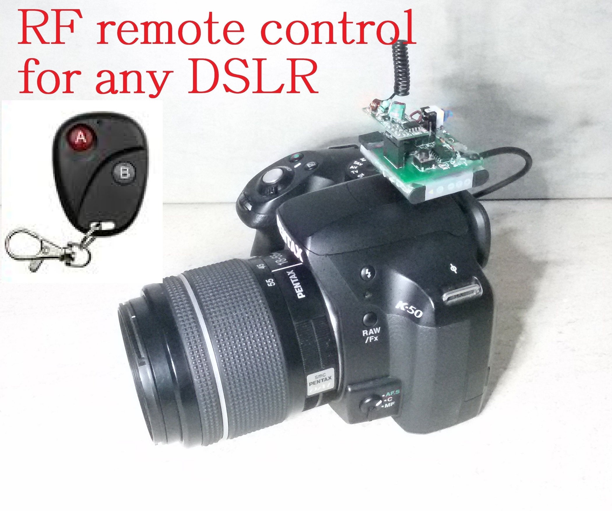 RF Remote Shutter for Any DSLR : 6 Steps (with Pictures) - Instructables