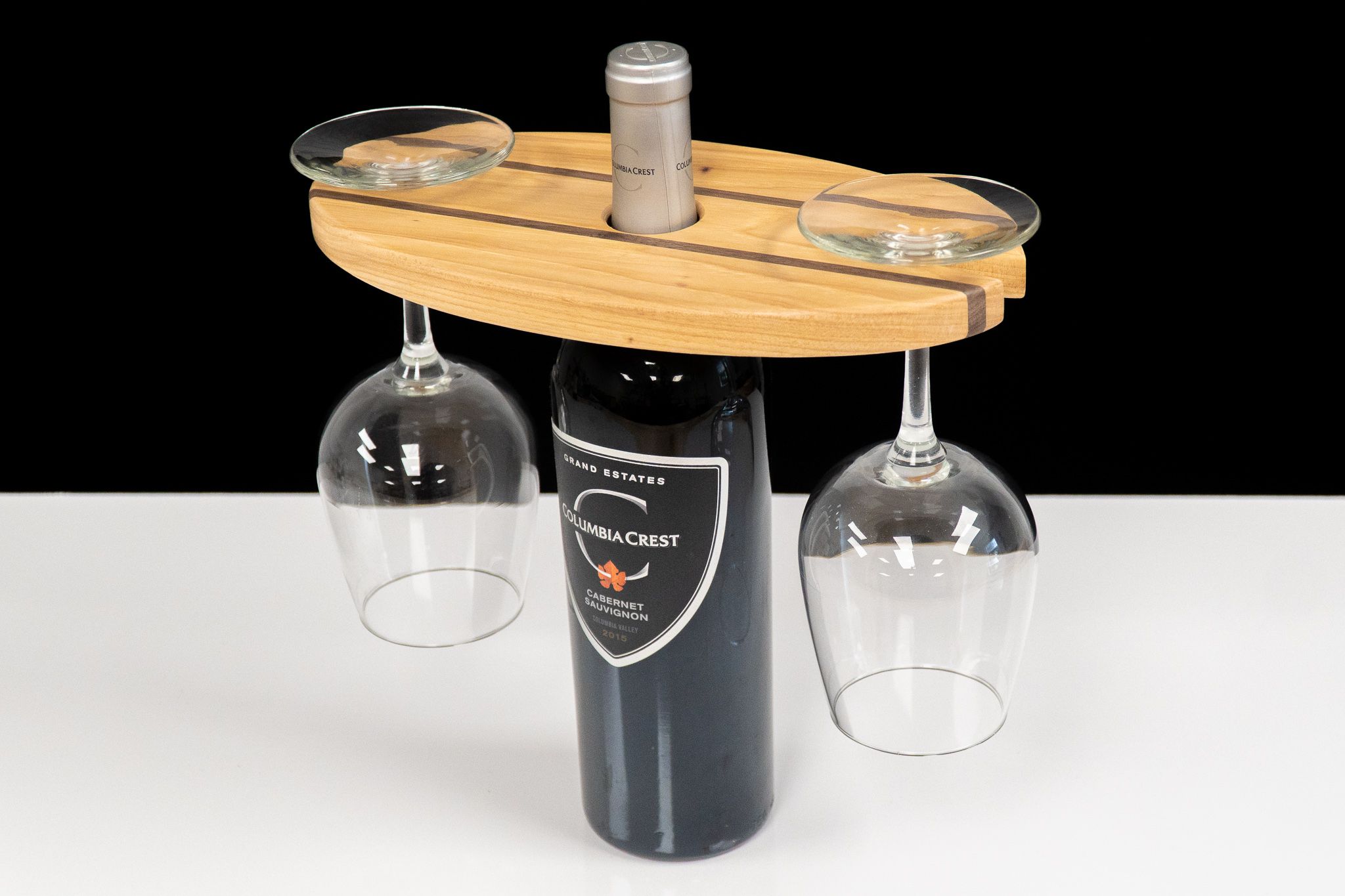 How to Make a Wine Bottle and Glass Display : 10 Steps (with Pictures ...