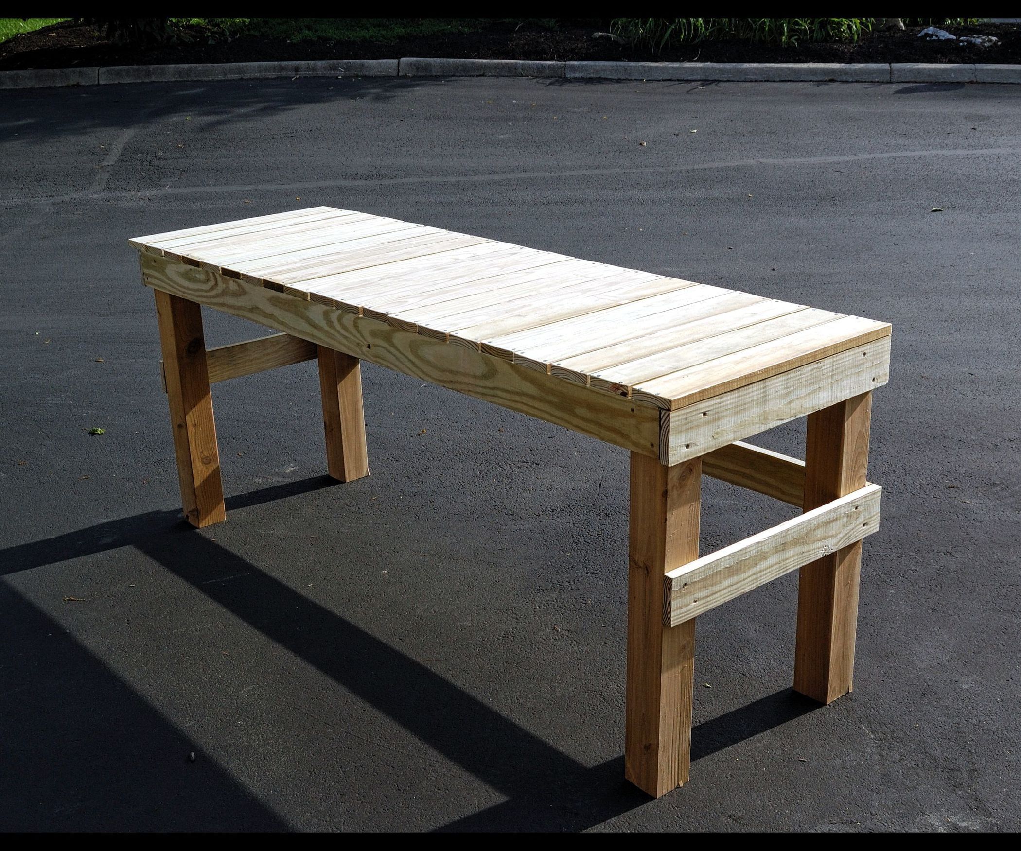 Potting Table - Sturdy and Simple : 10 Steps (with Pictures ...